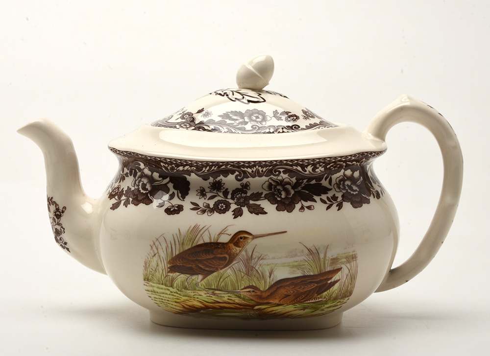 Spode China Tea Service in the "Woodland" Pattern | EBTH