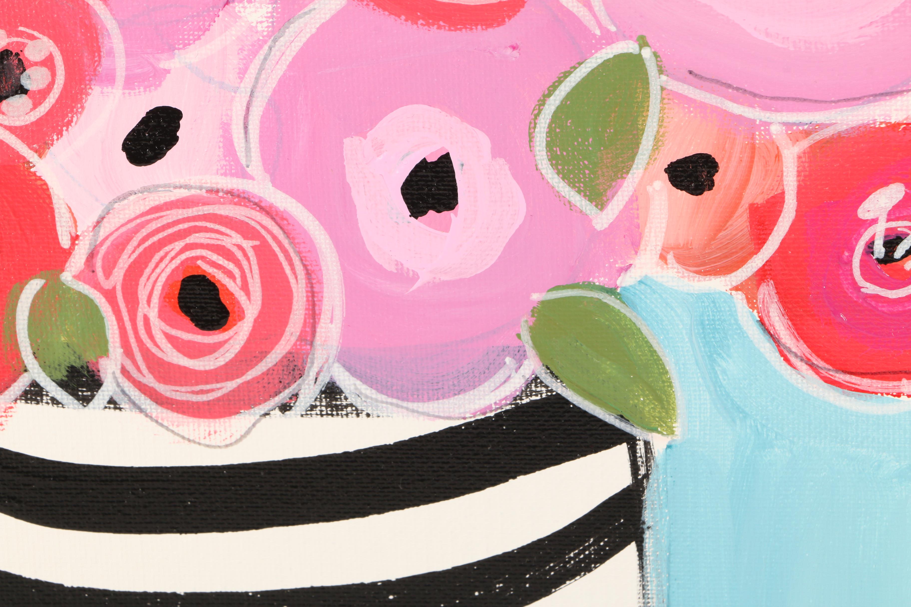 Kait Roberts Contemporary Acrylic Painting "Dreaming of Poppies" | EBTH