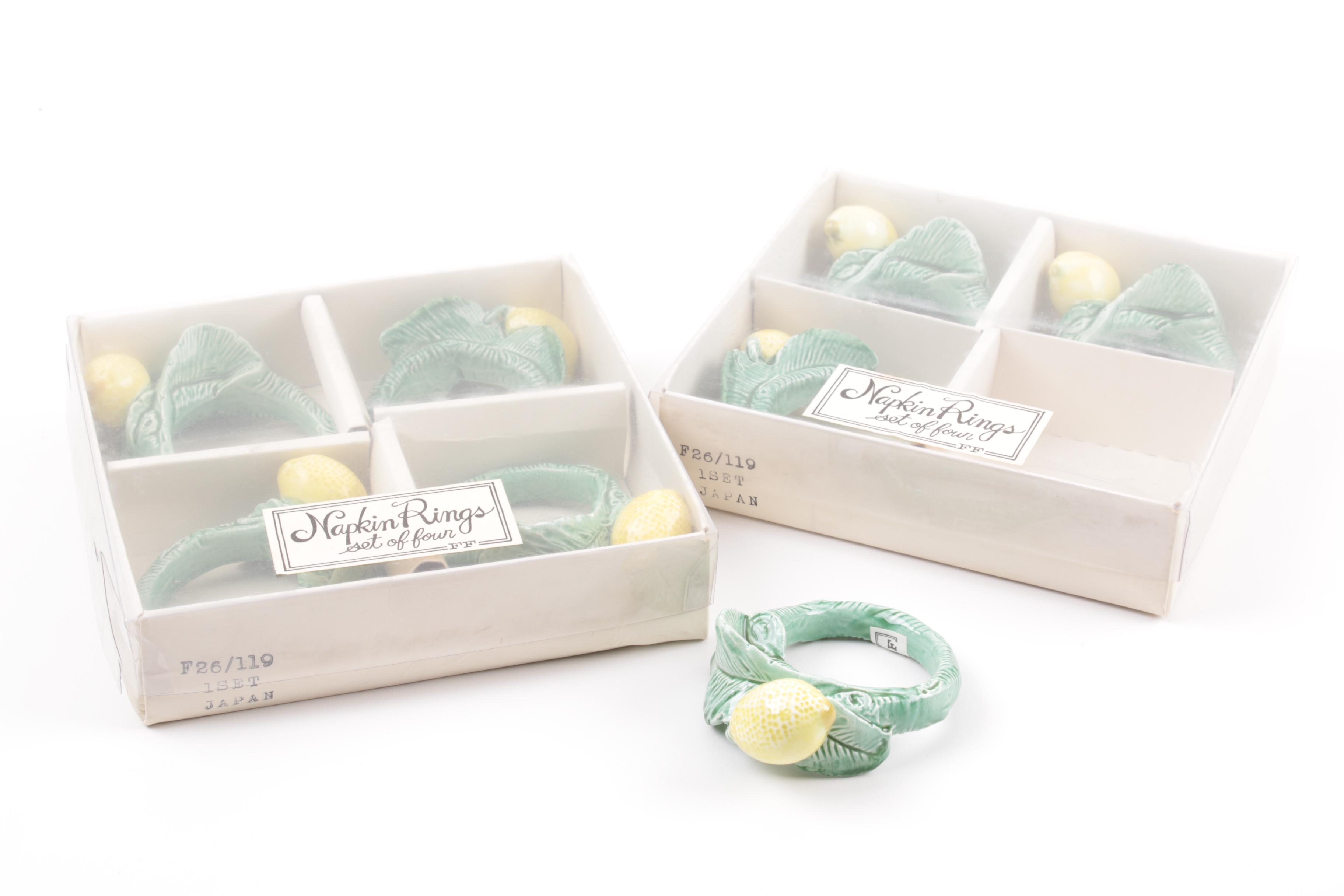 Franz Collection Lemon Tea Set And Tray | EBTH