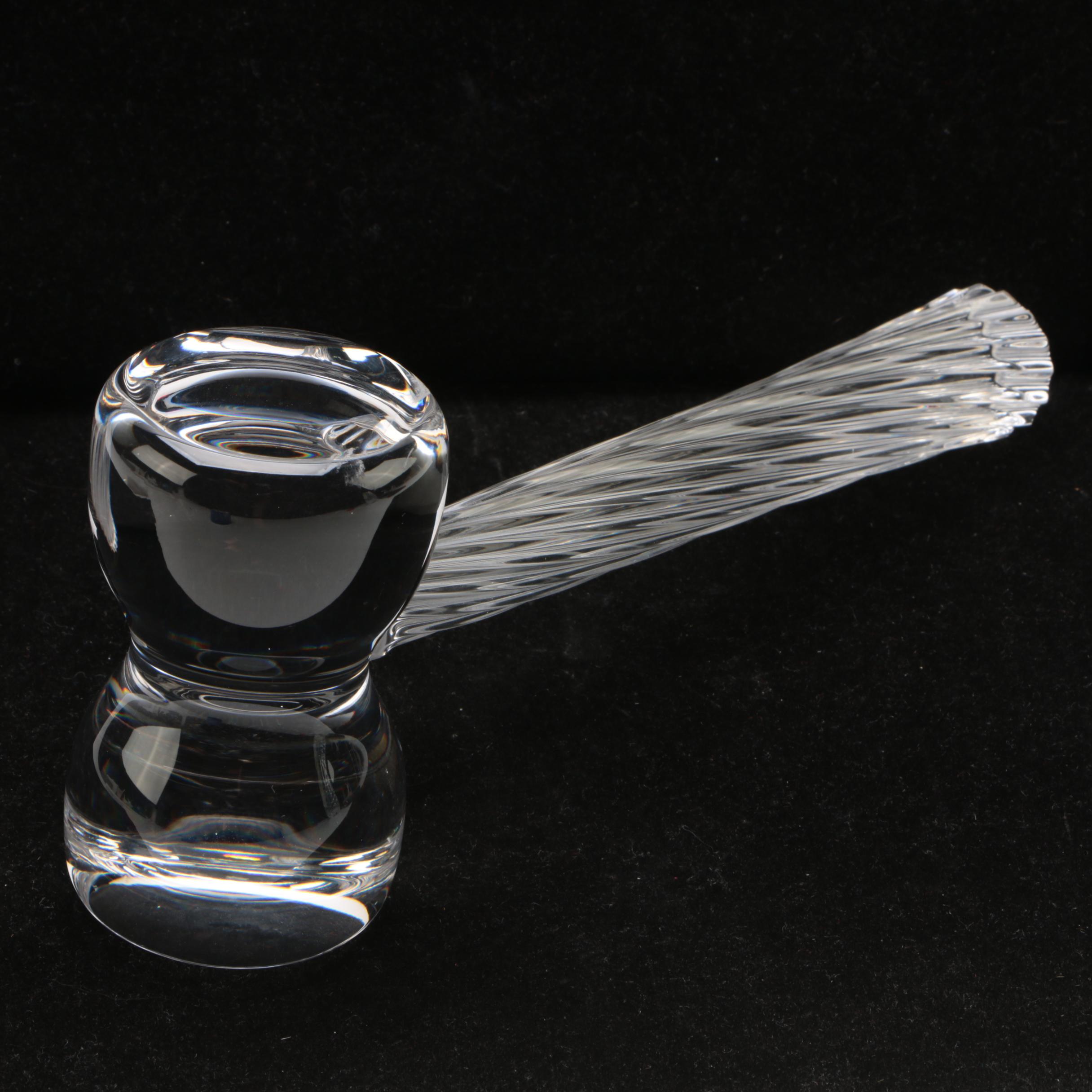 Val St. Lambert Crystal Gavel | EBTH