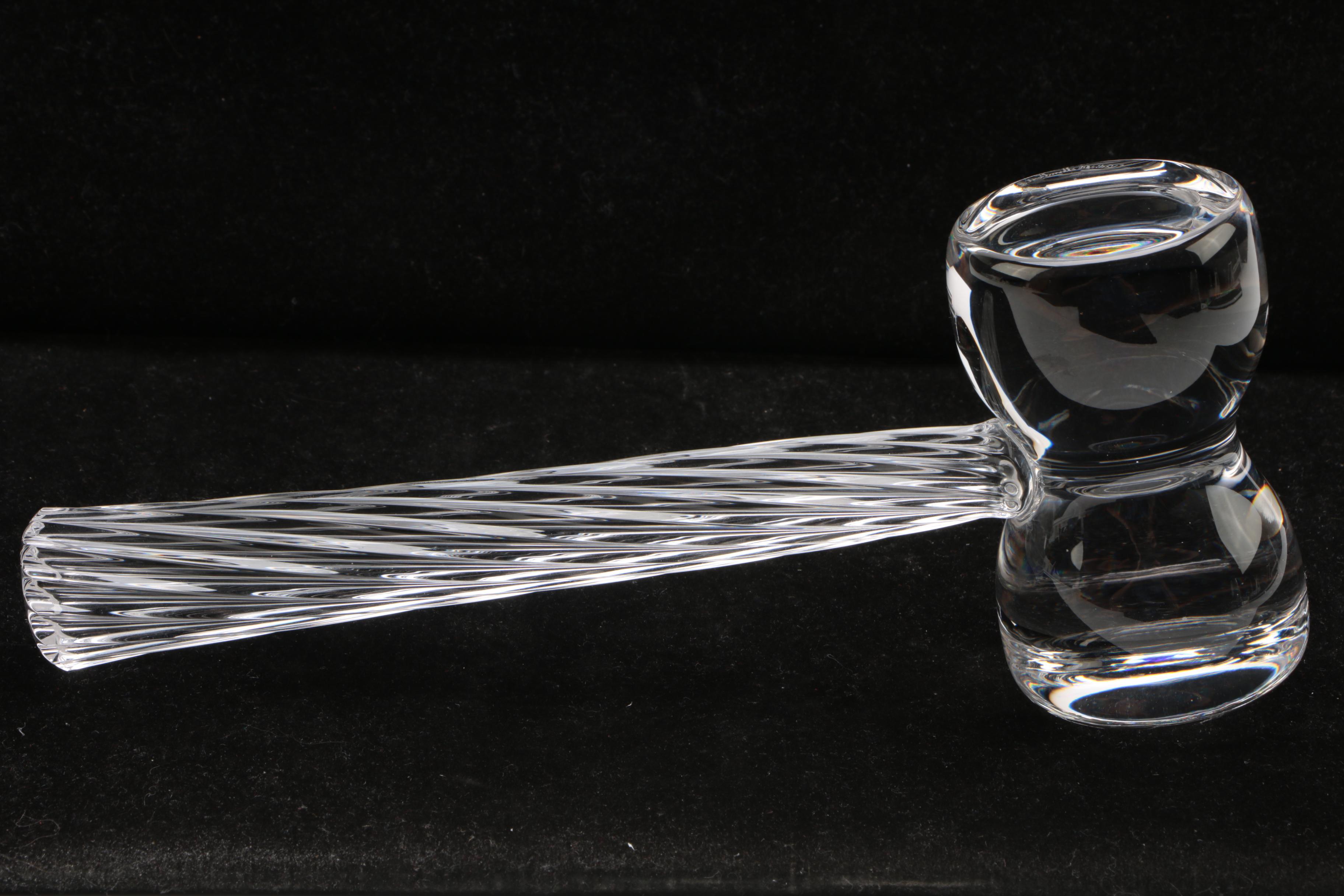 Val St. Lambert Crystal Gavel | EBTH