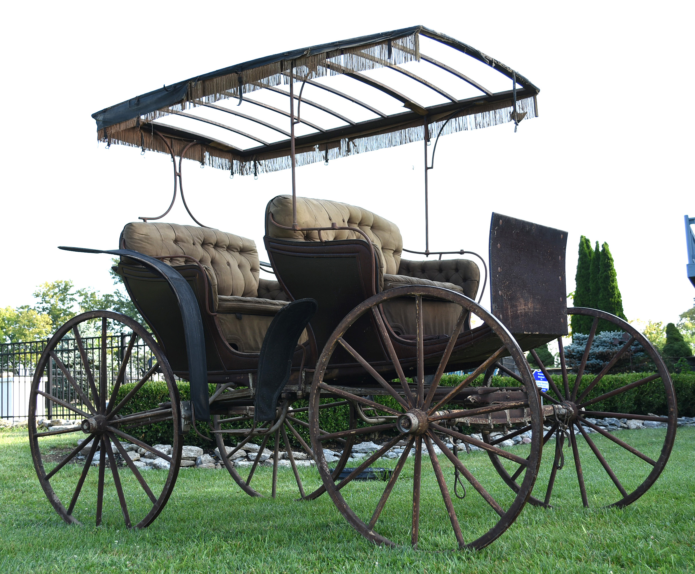 Late 19th Century Horse Drawn Buggy Glen Falls Buckboard Surrey For ...