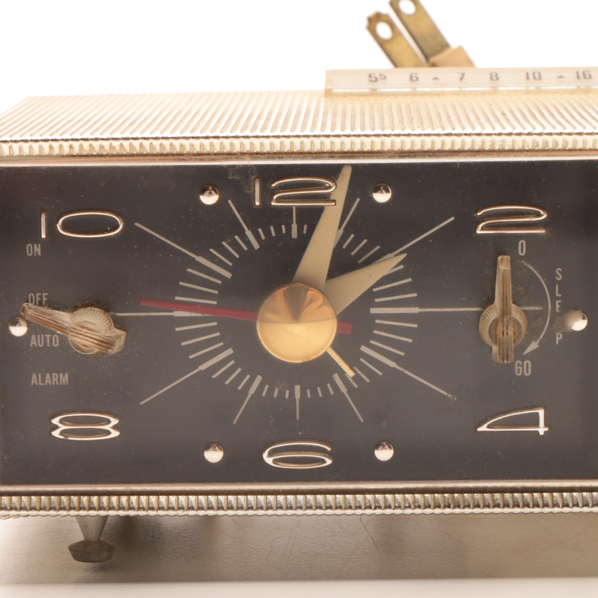 1962 Bulova Electric Alarm Clock Radio | EBTH