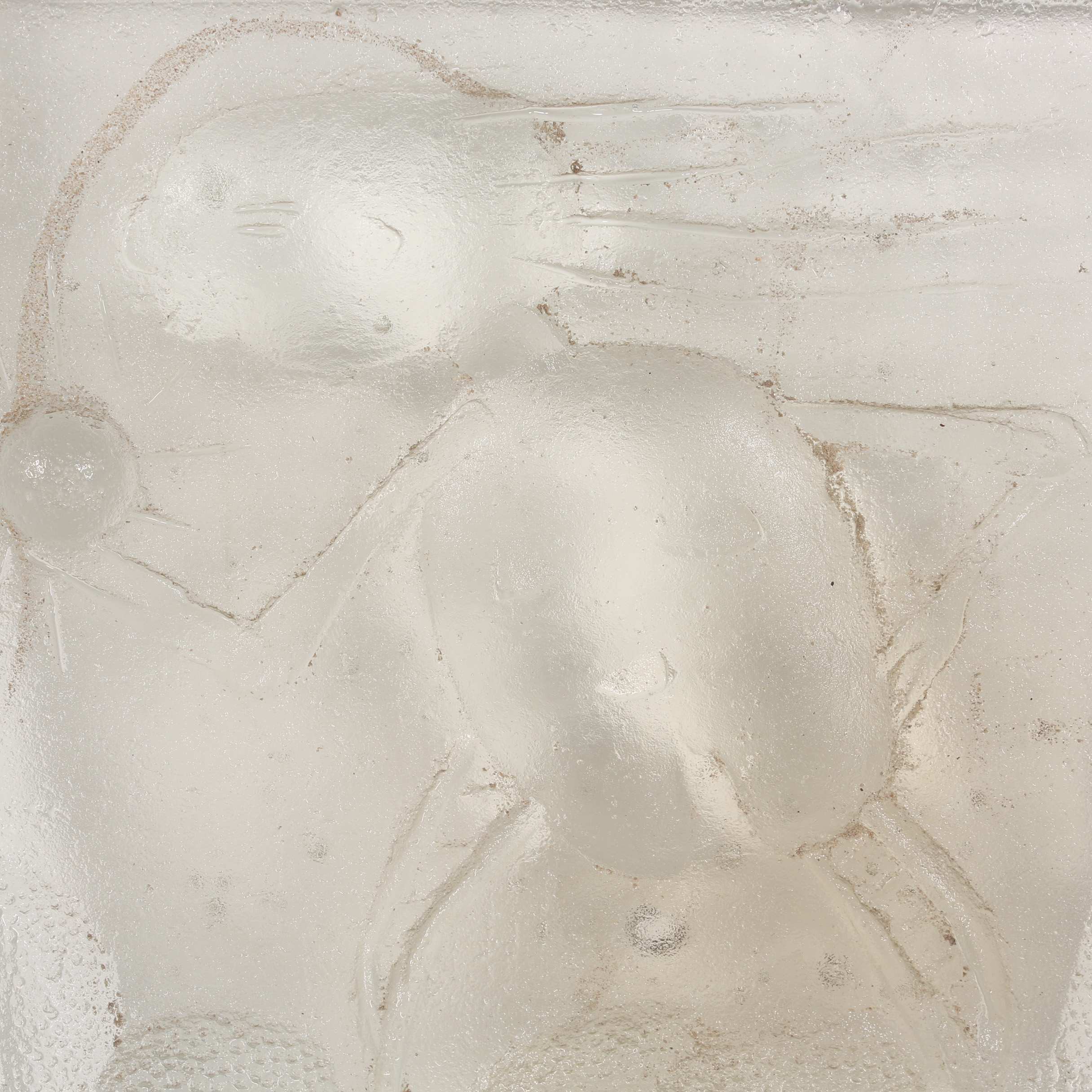 Merle Rosen Cast Glass Relief Sculpture | EBTH