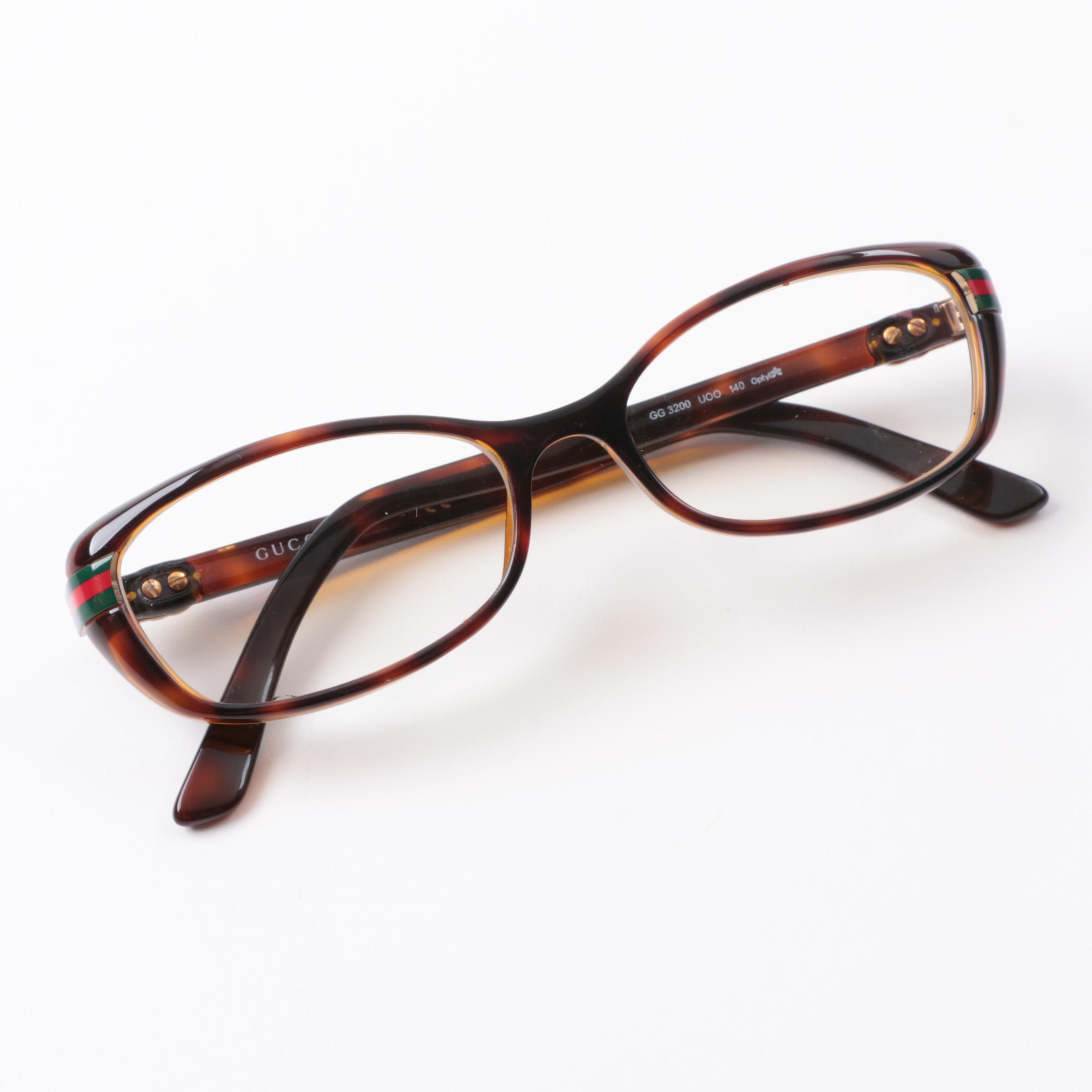 Gucci Designer Eyeglass Frames, Made in Italy | EBTH