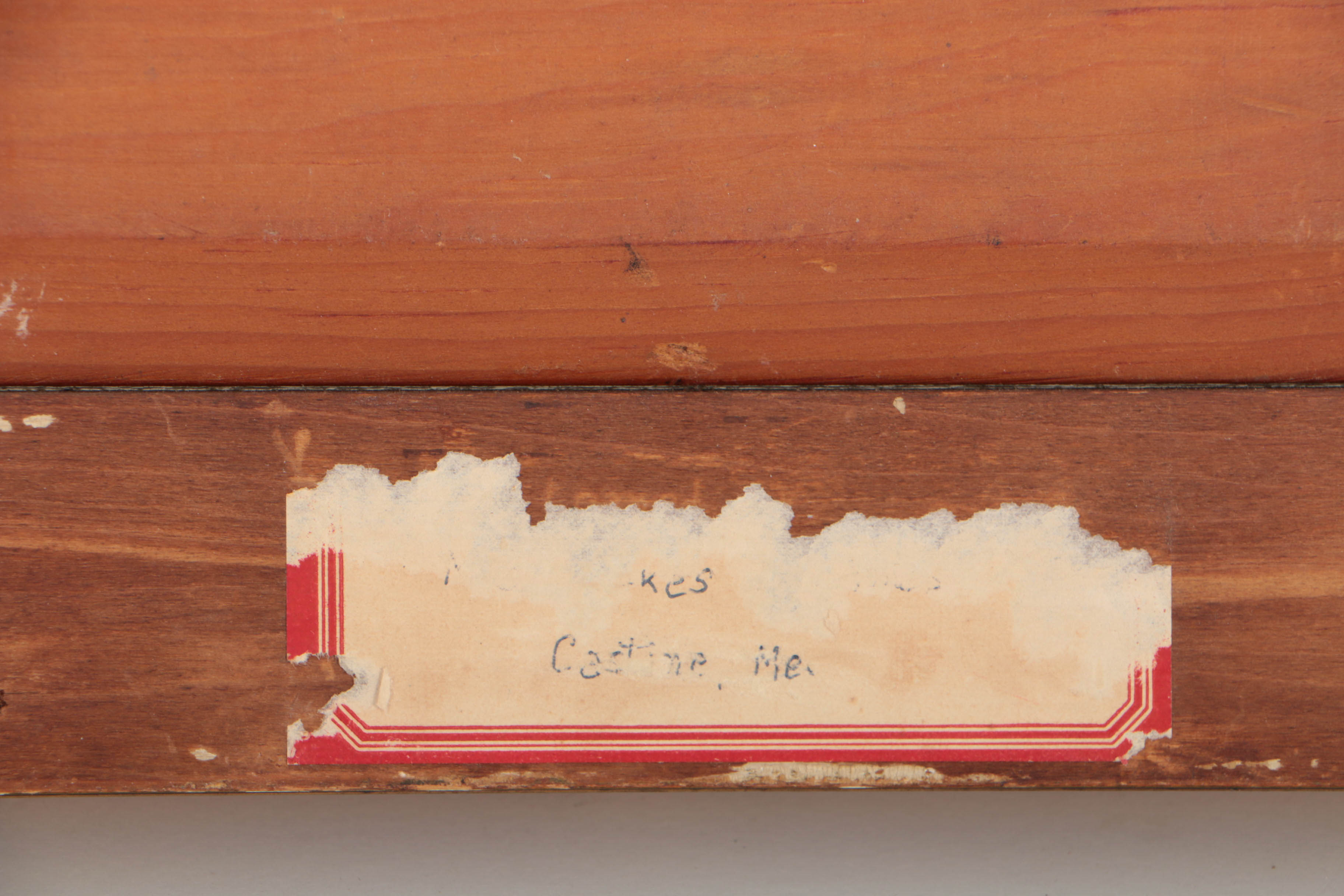 George Savary Wasson Circa 1889 Oil Painting "Wreck of Schooner 'Oliver ...