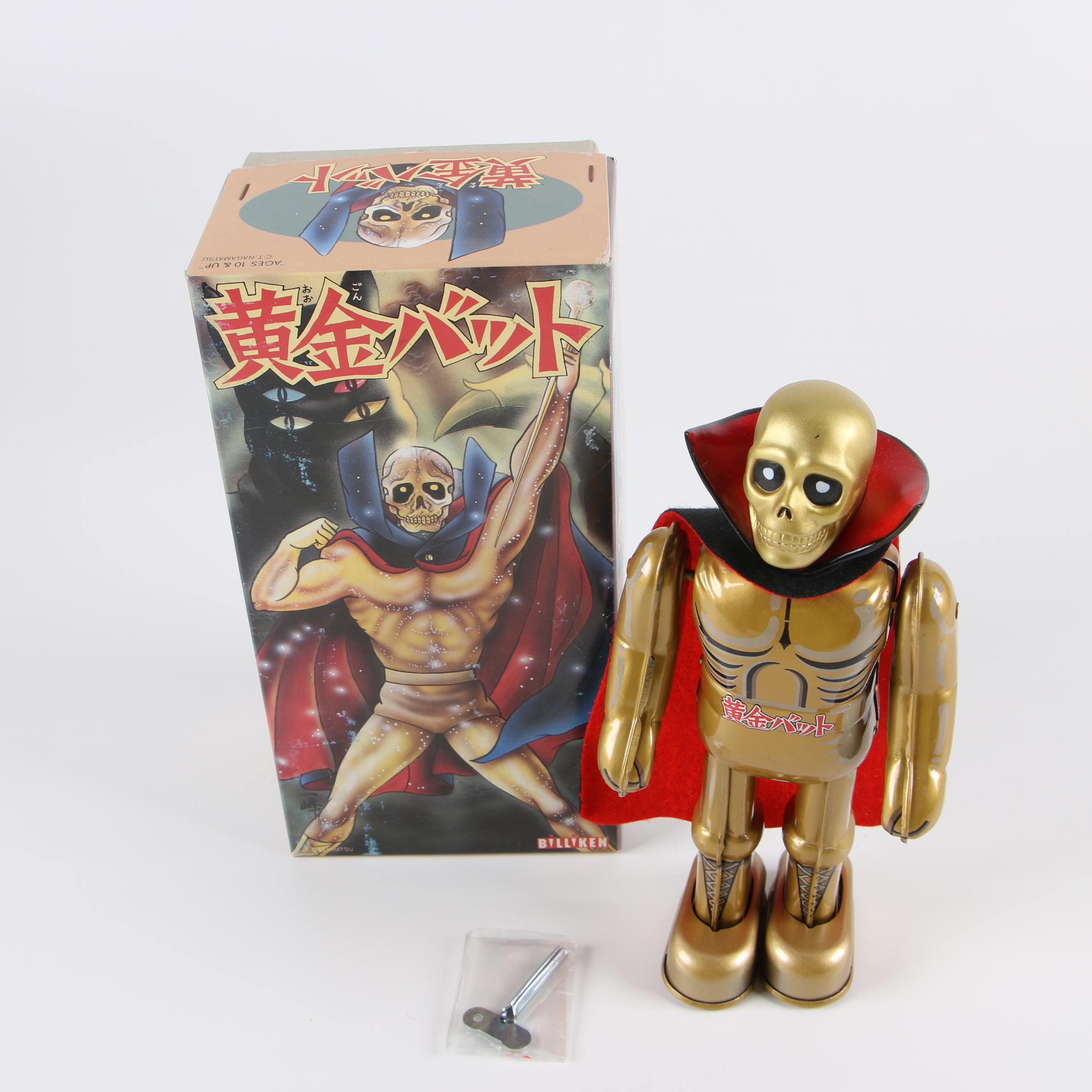1990s Billiken Ōgon Bat Wind-up Toy | EBTH