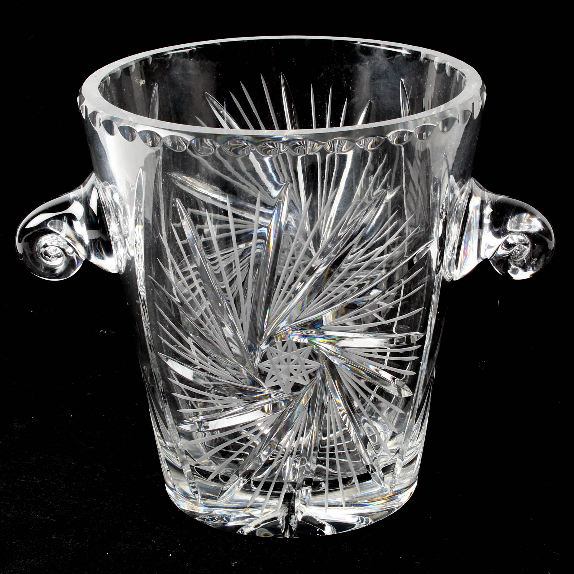 Cut Crystal Wine Bucket | EBTH