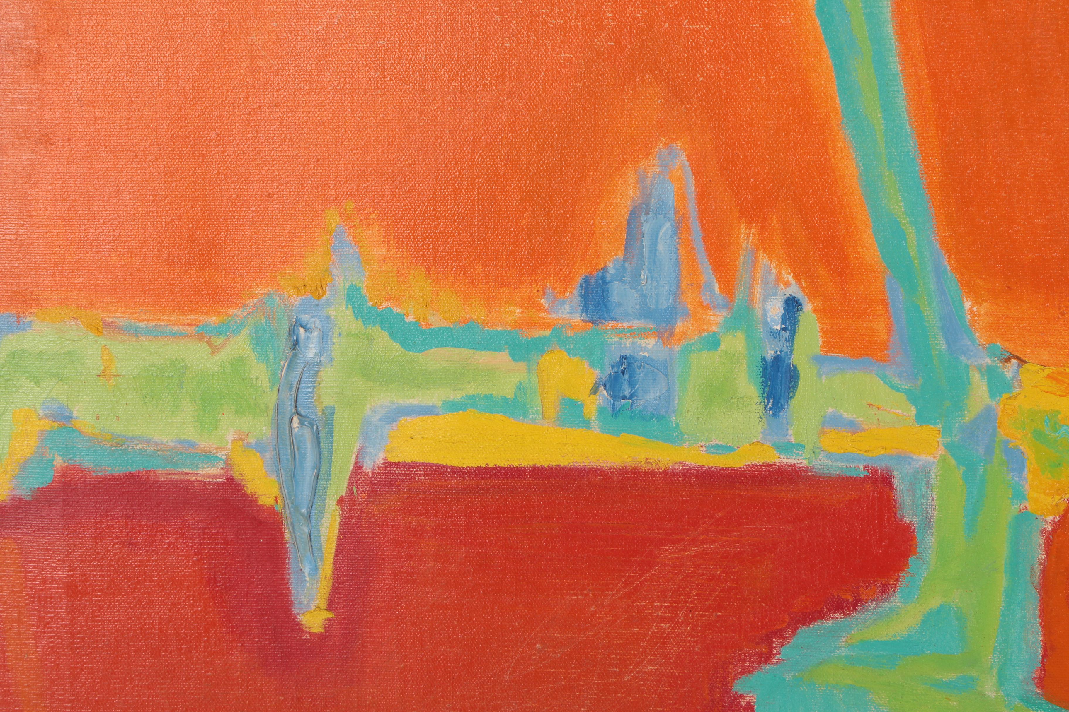 Charlotte Rosenberg Oil Painting "Hot Sun" | EBTH