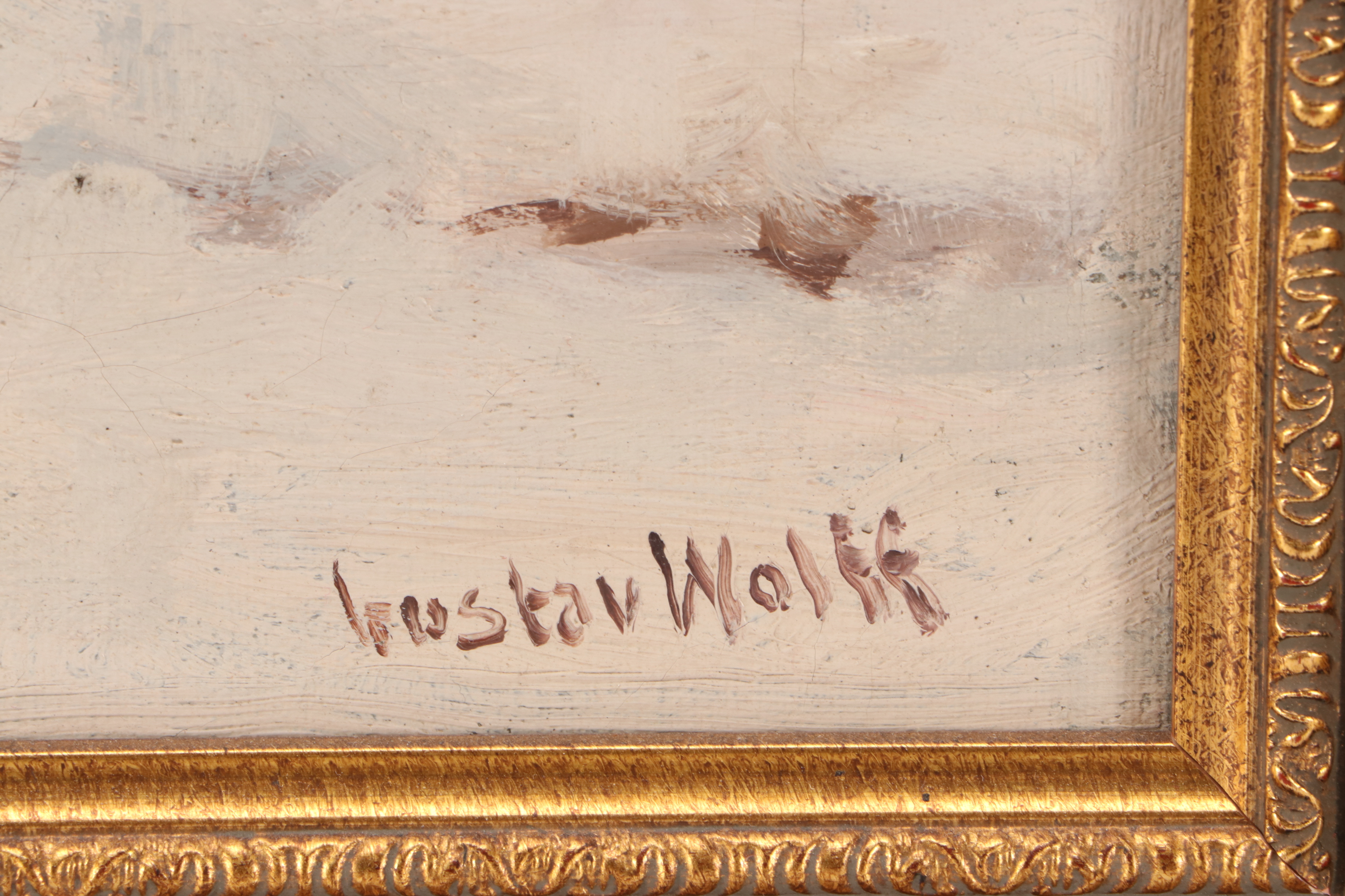 Gustav Wolff Oil Painting on Canvas | EBTH