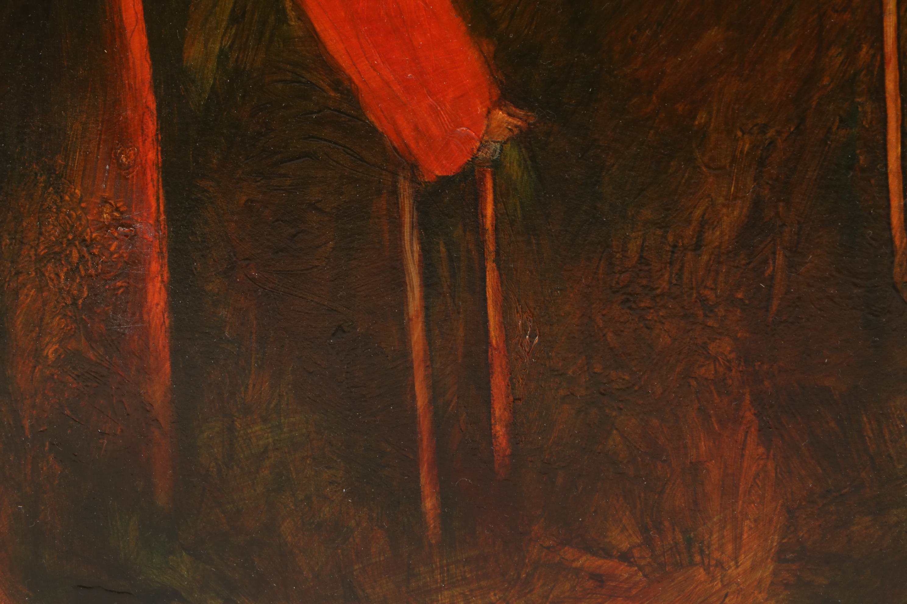 Carolyn Young Hisel Mixed Media Painting on Panel | EBTH