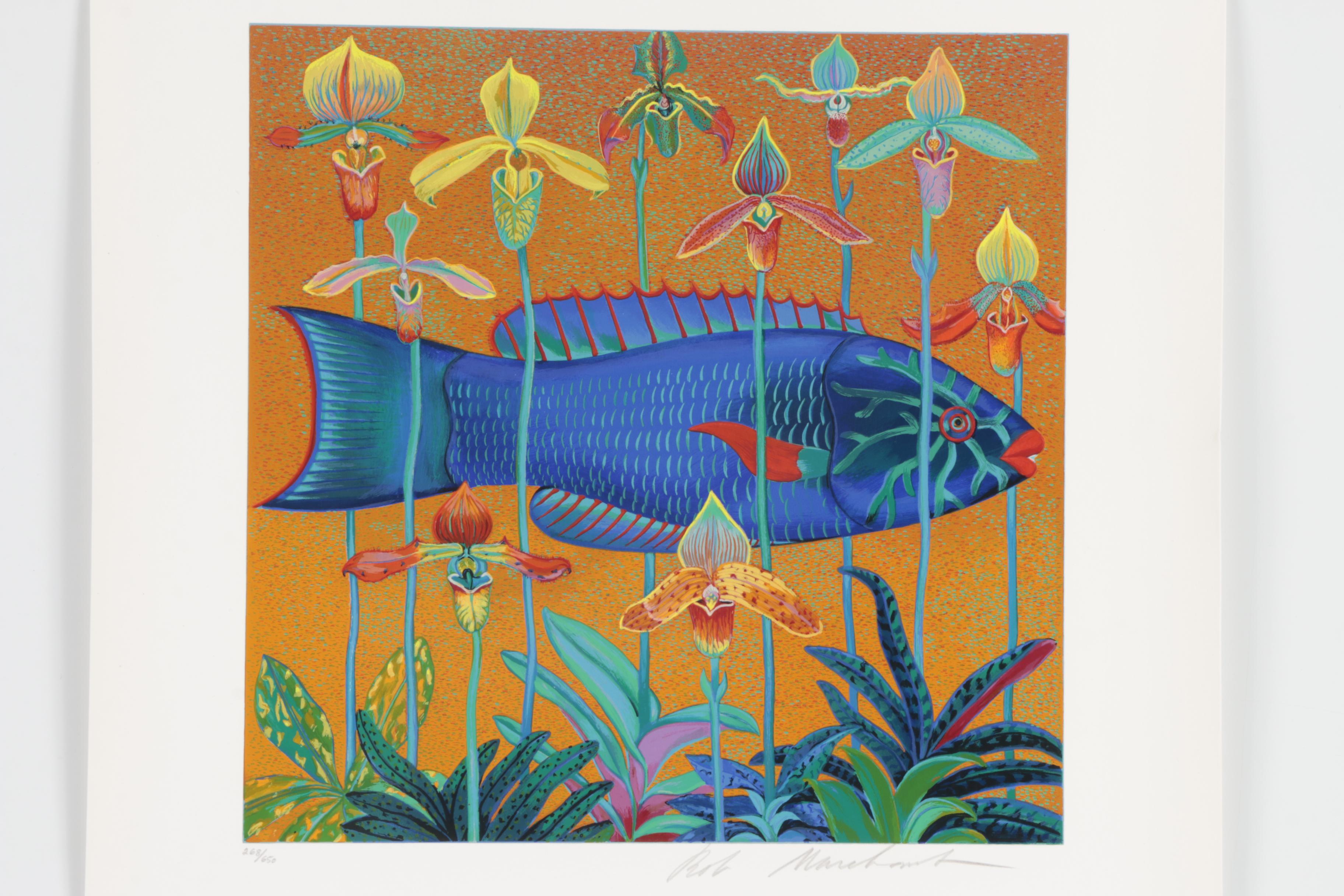 Bob Marchant Serigraph "Orchid Fish" | EBTH