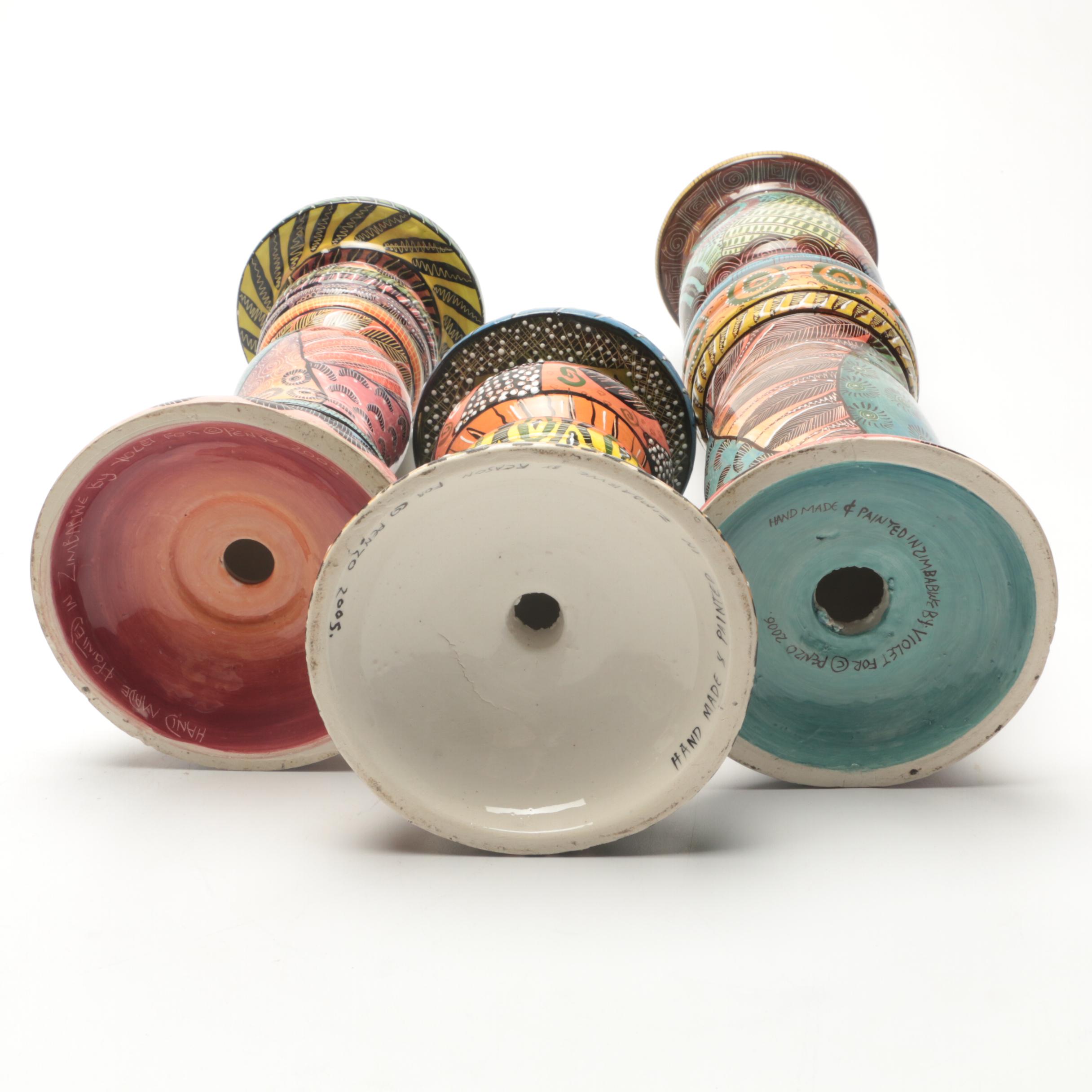 Penzo Zimbabwe Hand-Painted Pottery | EBTH