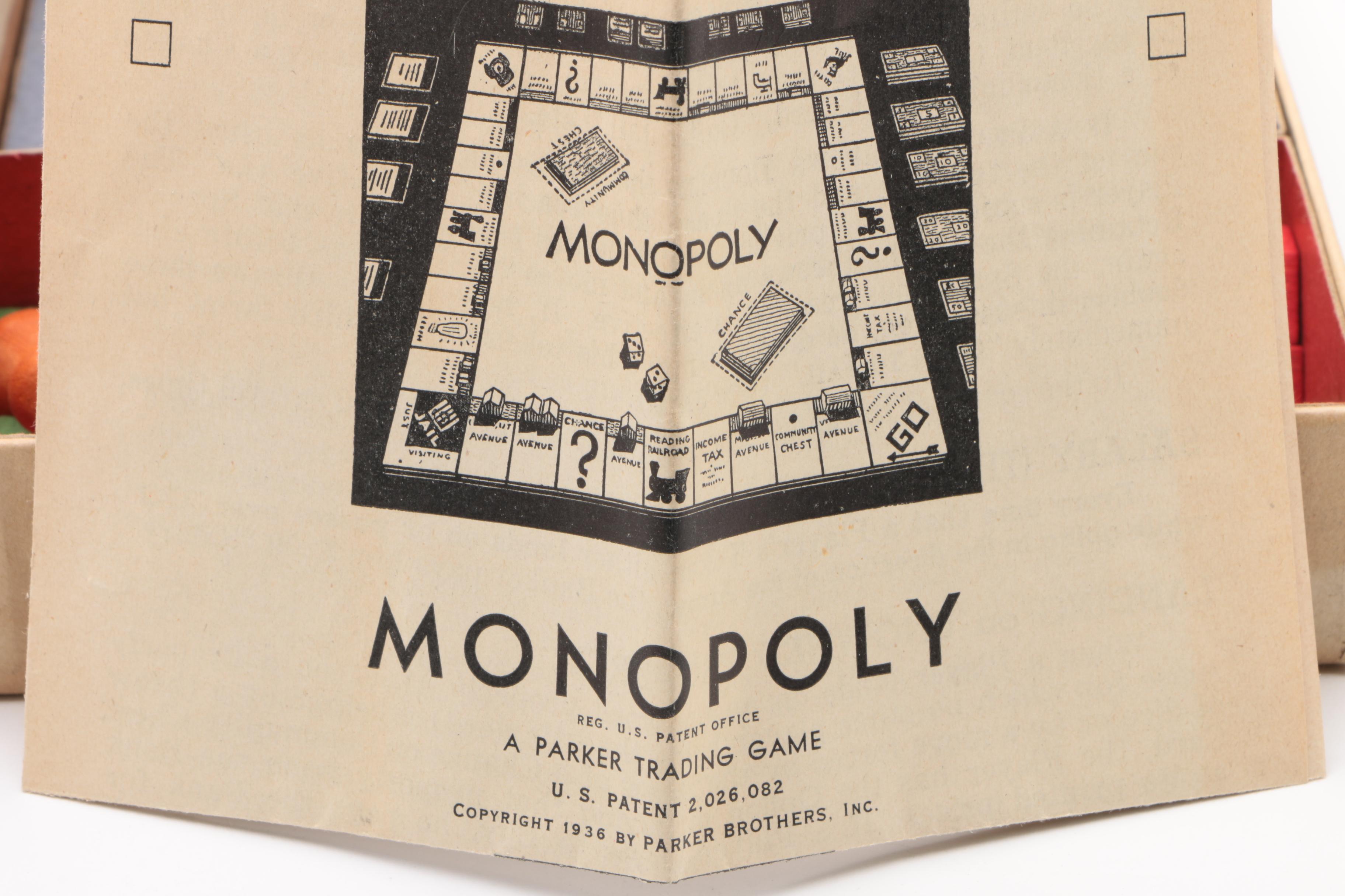 1940s Monopoly Board Game by Parker Brothers | EBTH