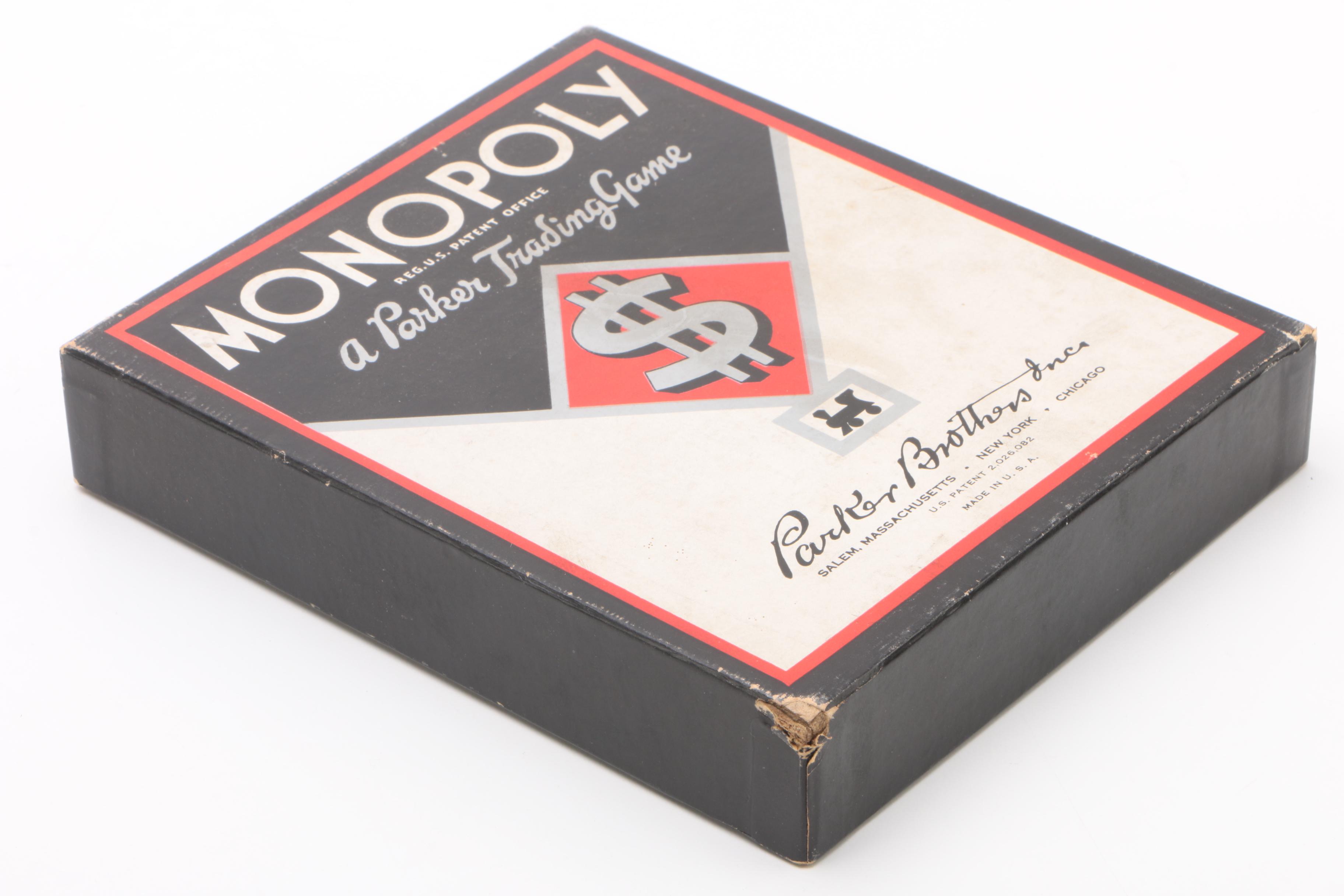1940s Monopoly Board Game by Parker Brothers | EBTH