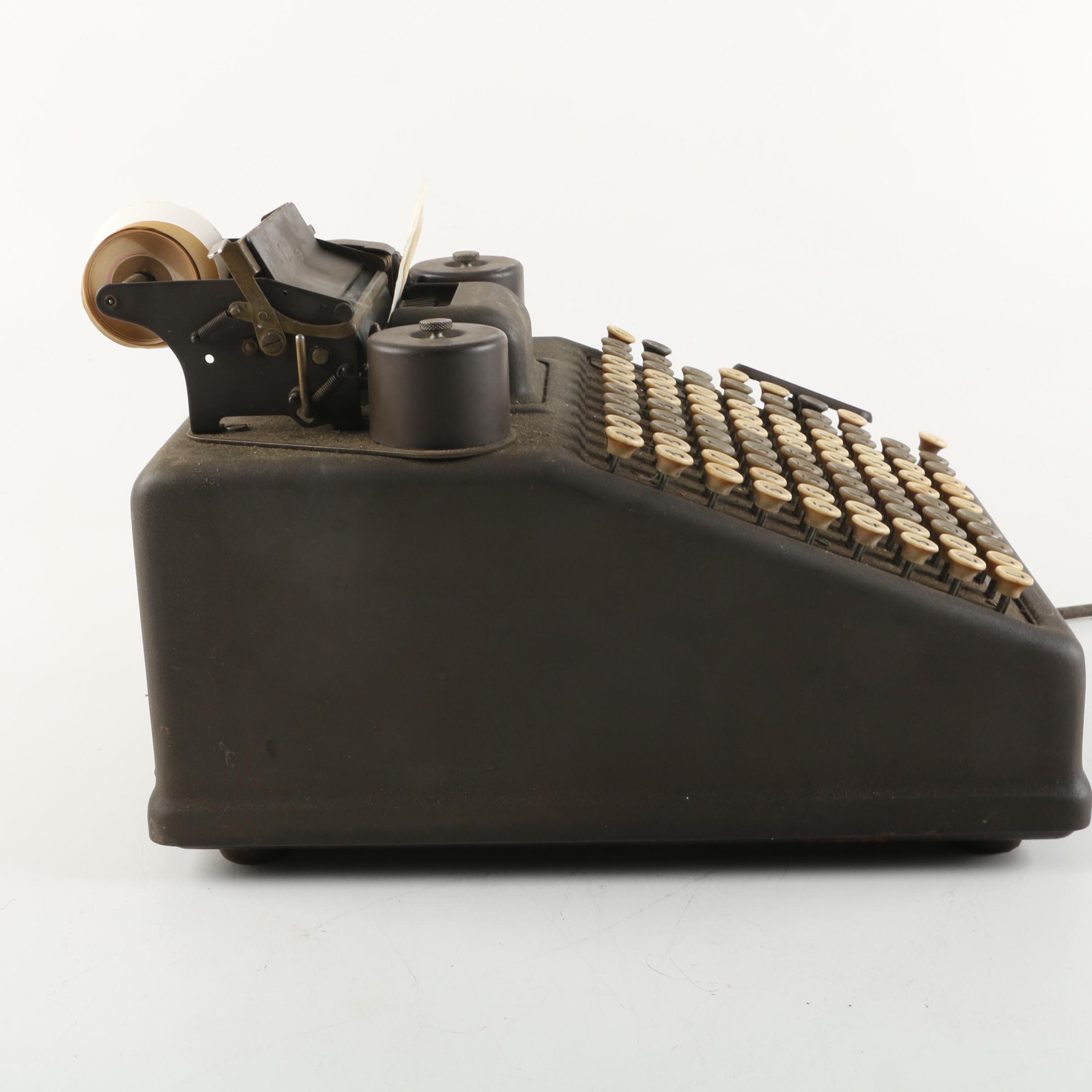 Vintage Burroughs Adding Machine | EBTH