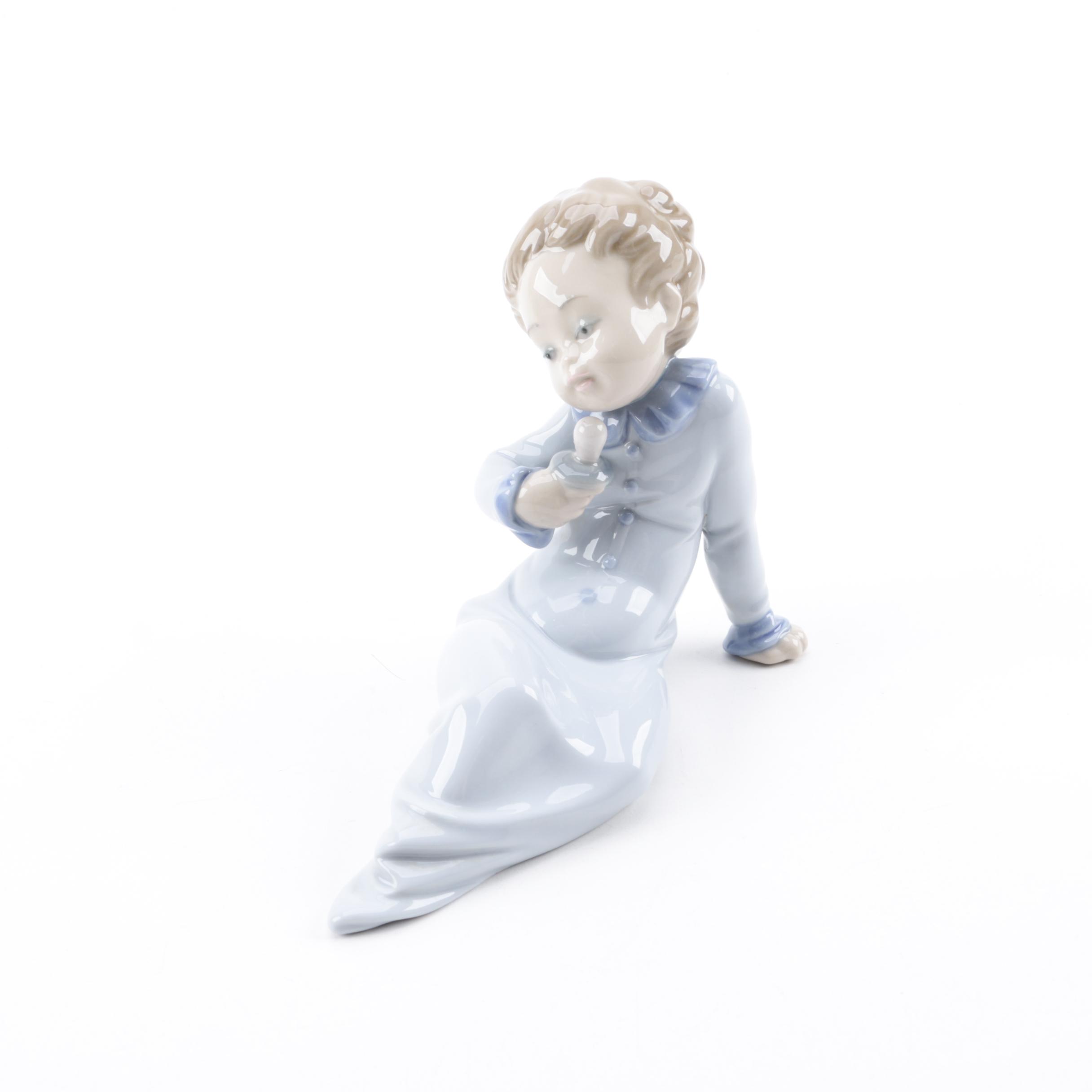 Lladró "Baby with Pacifier" Porcelain Figurine | EBTH