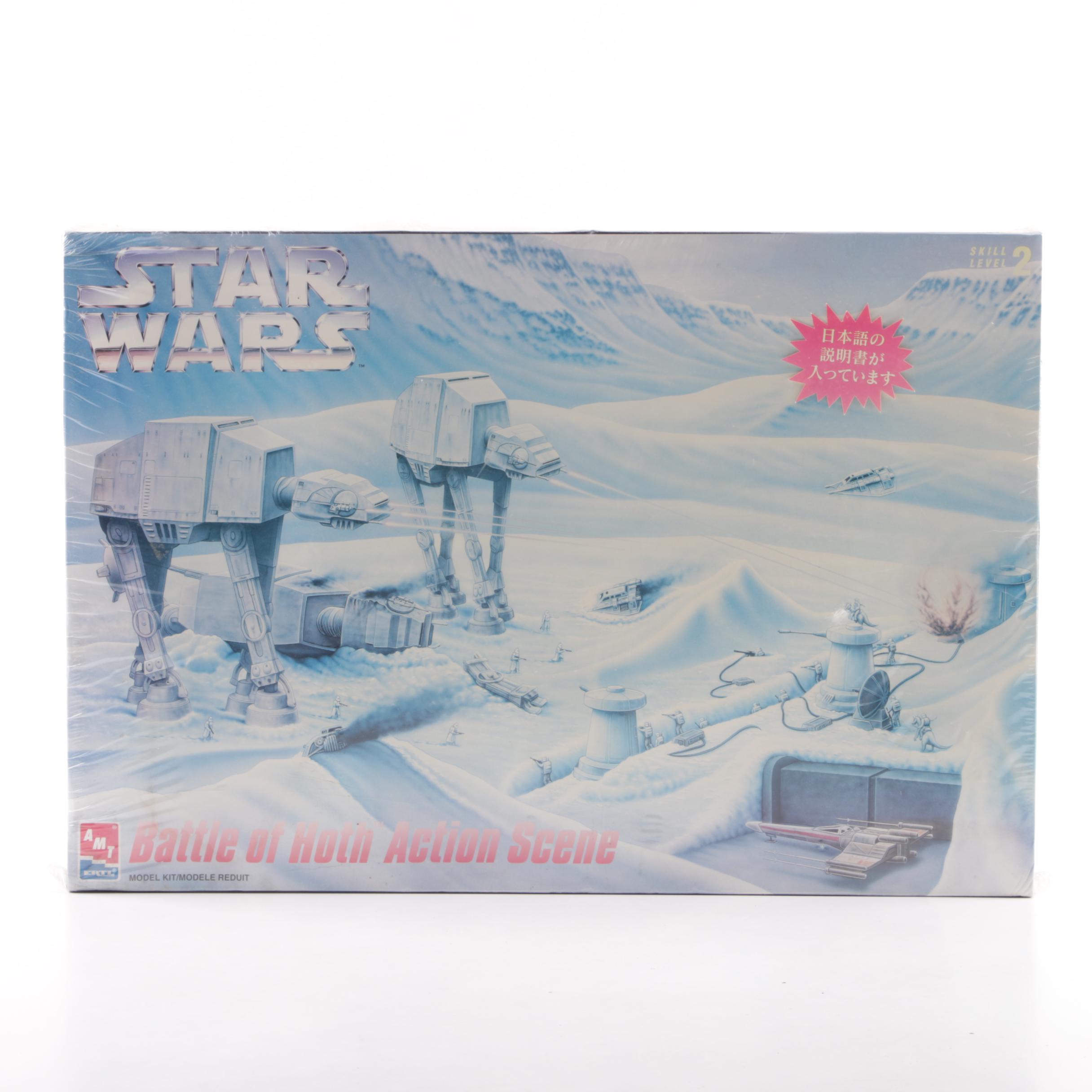 1990s AMT Ertl "Star Wars" Battle of Hoth Action Scene Model Kit | EBTH