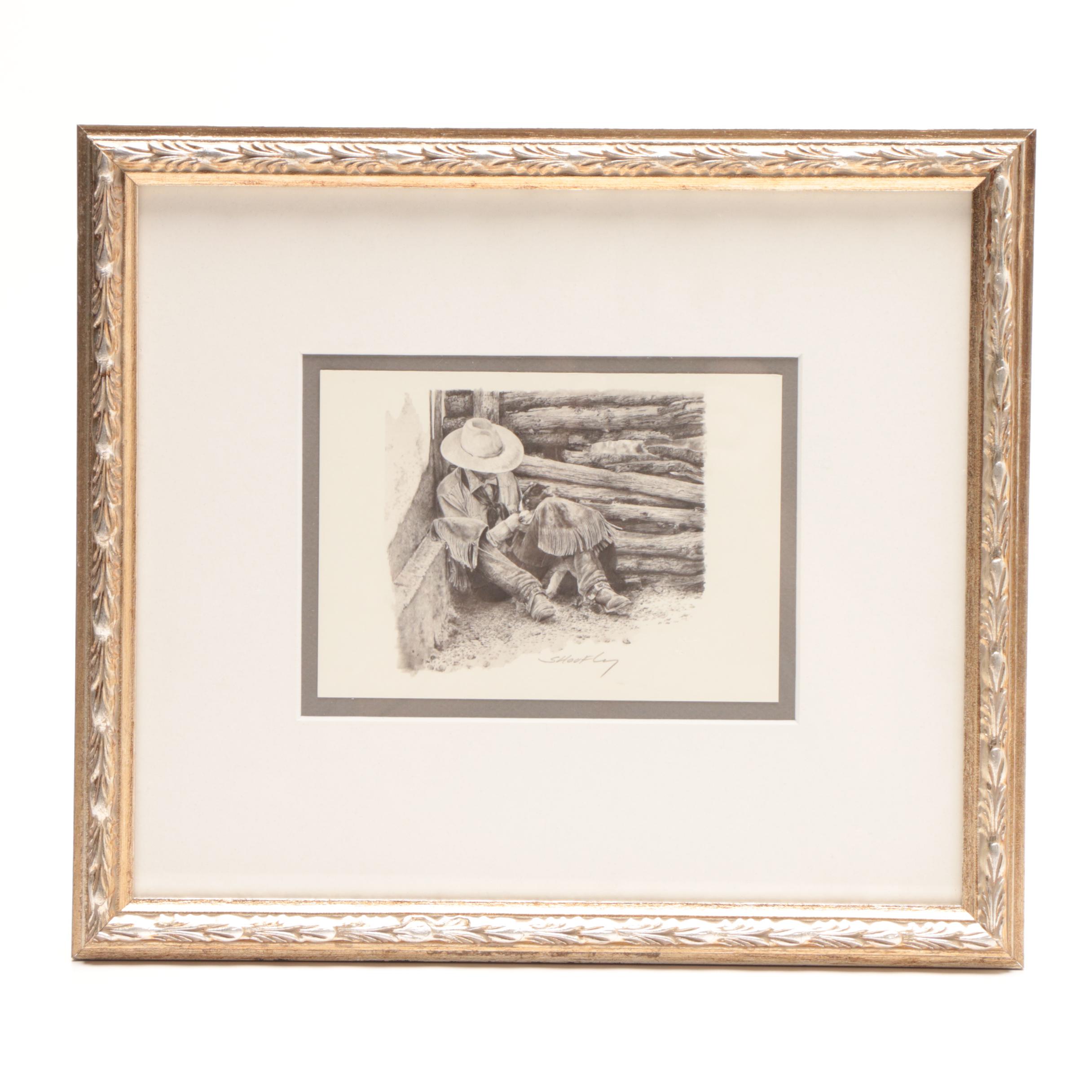 Robert 'Shoofly' Shufelt Signed Halftone Print | EBTH