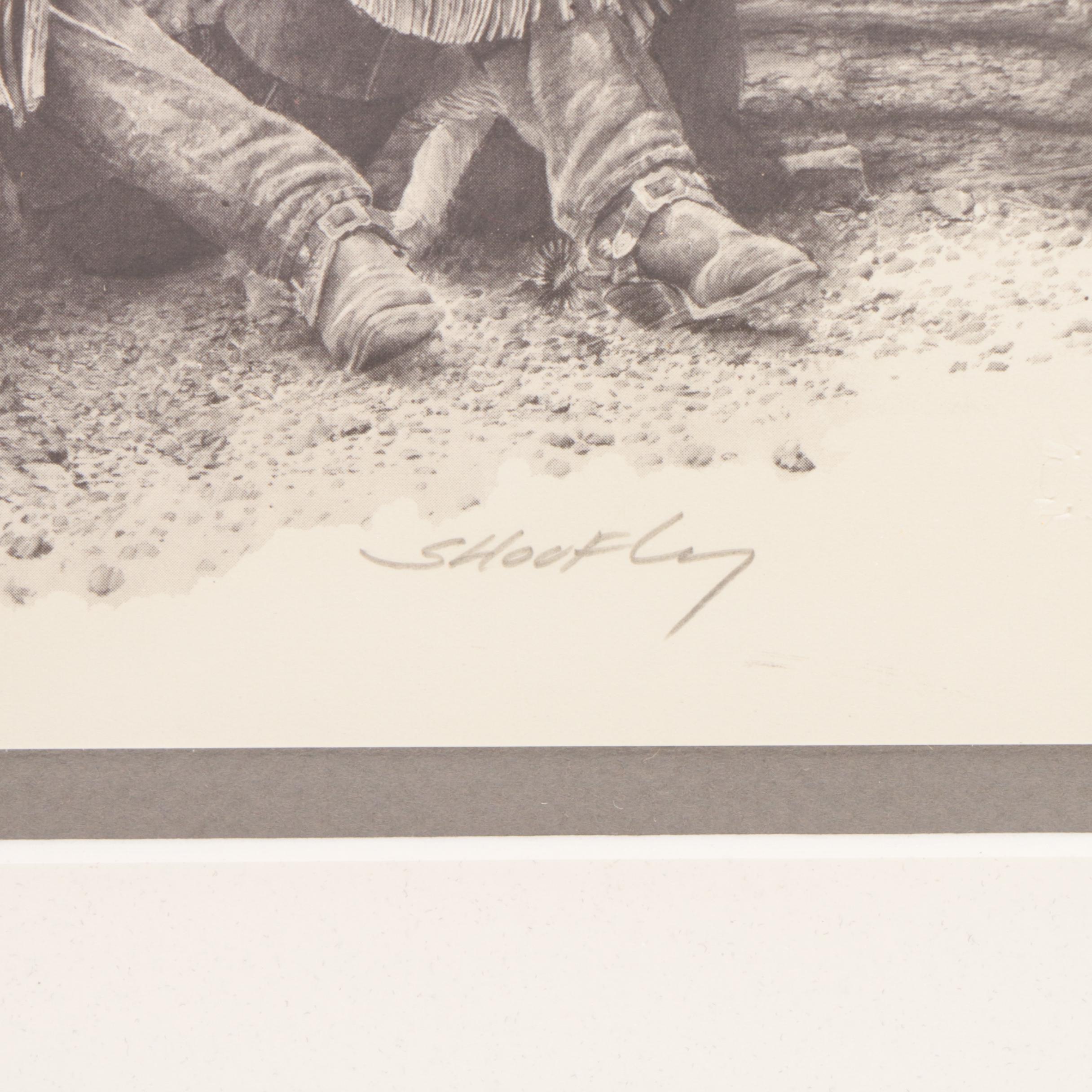 Robert 'Shoofly' Shufelt Signed Halftone Print | EBTH