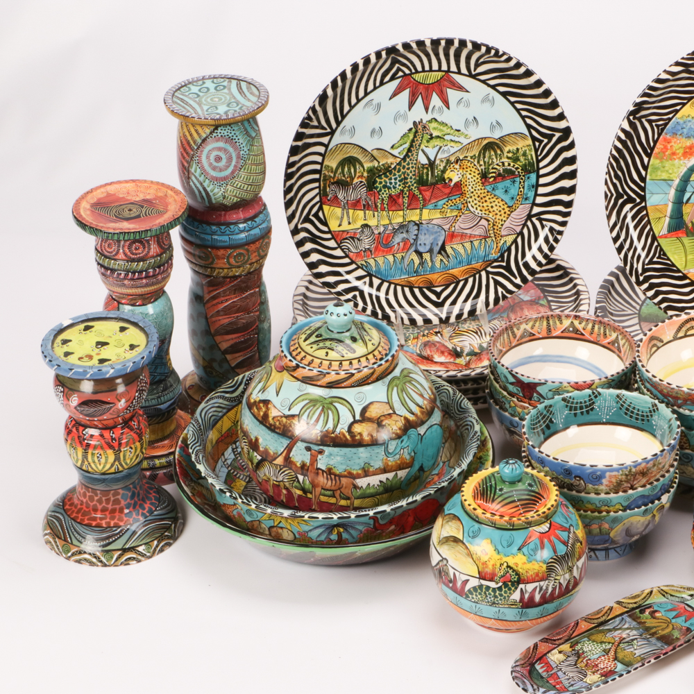 Penzo Zimbabwe Hand-Painted Pottery | EBTH