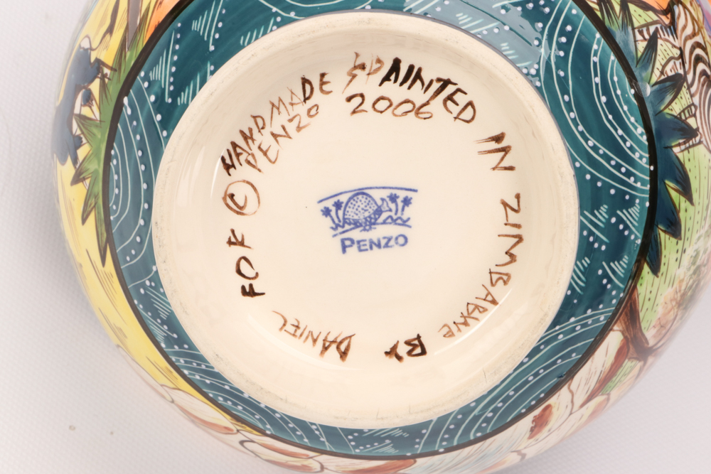 Penzo Zimbabwe Hand-Painted Pottery | EBTH