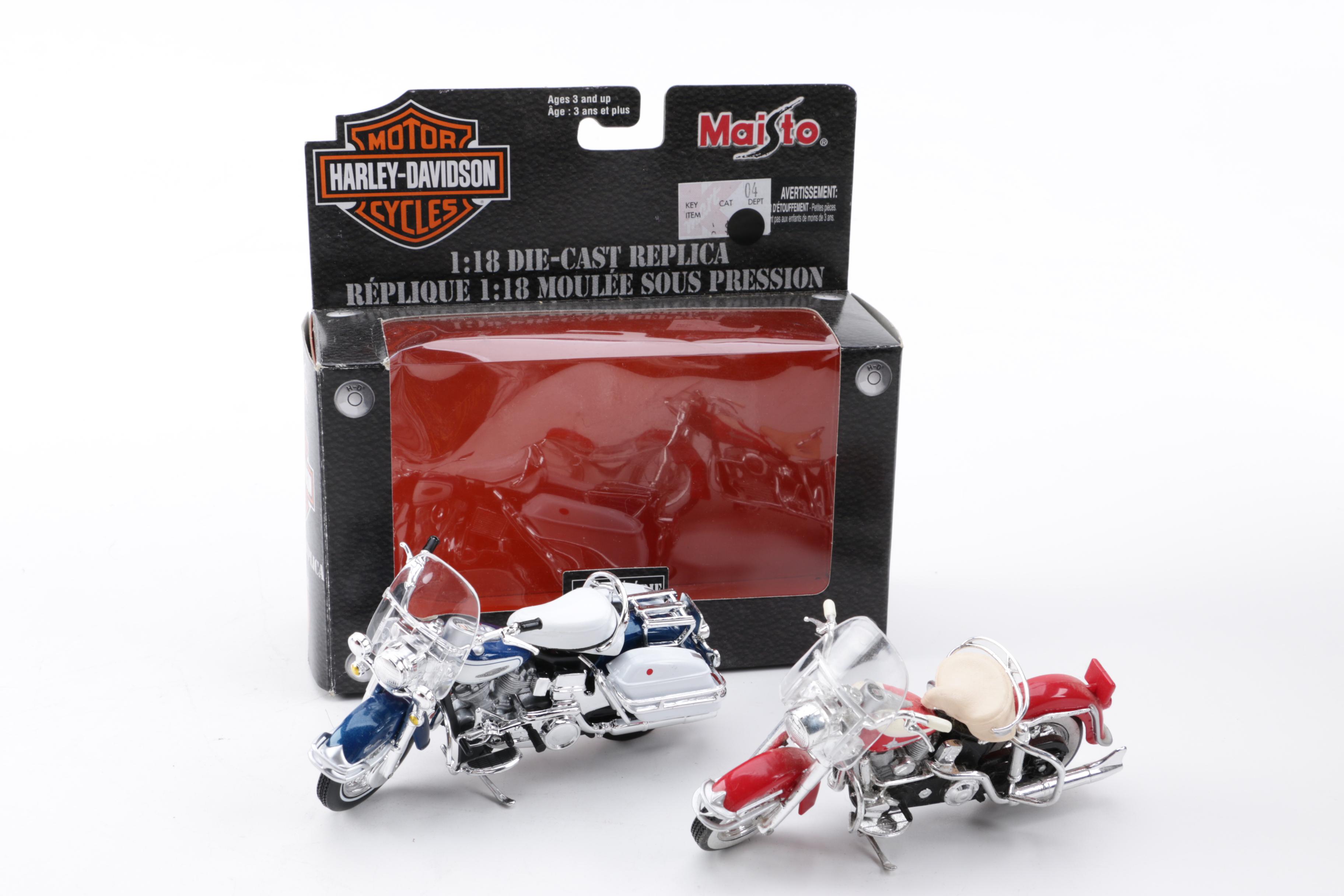 Die-Cast Harley Davidson Motorcycles | EBTH