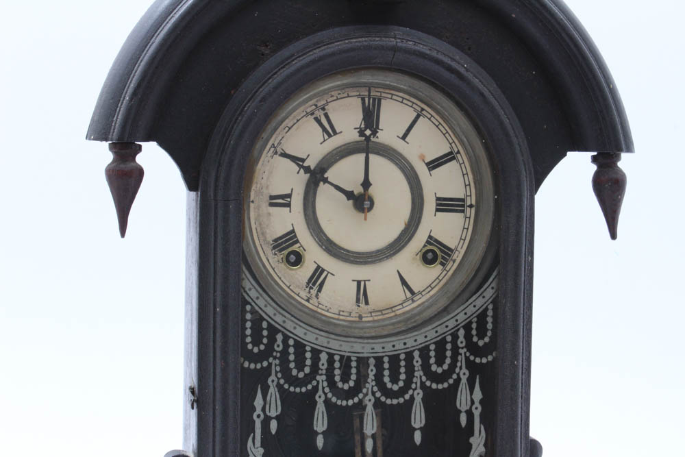 Antique William L. Gilbert “Parisian” Mantel Clock with Jenny Lind ...