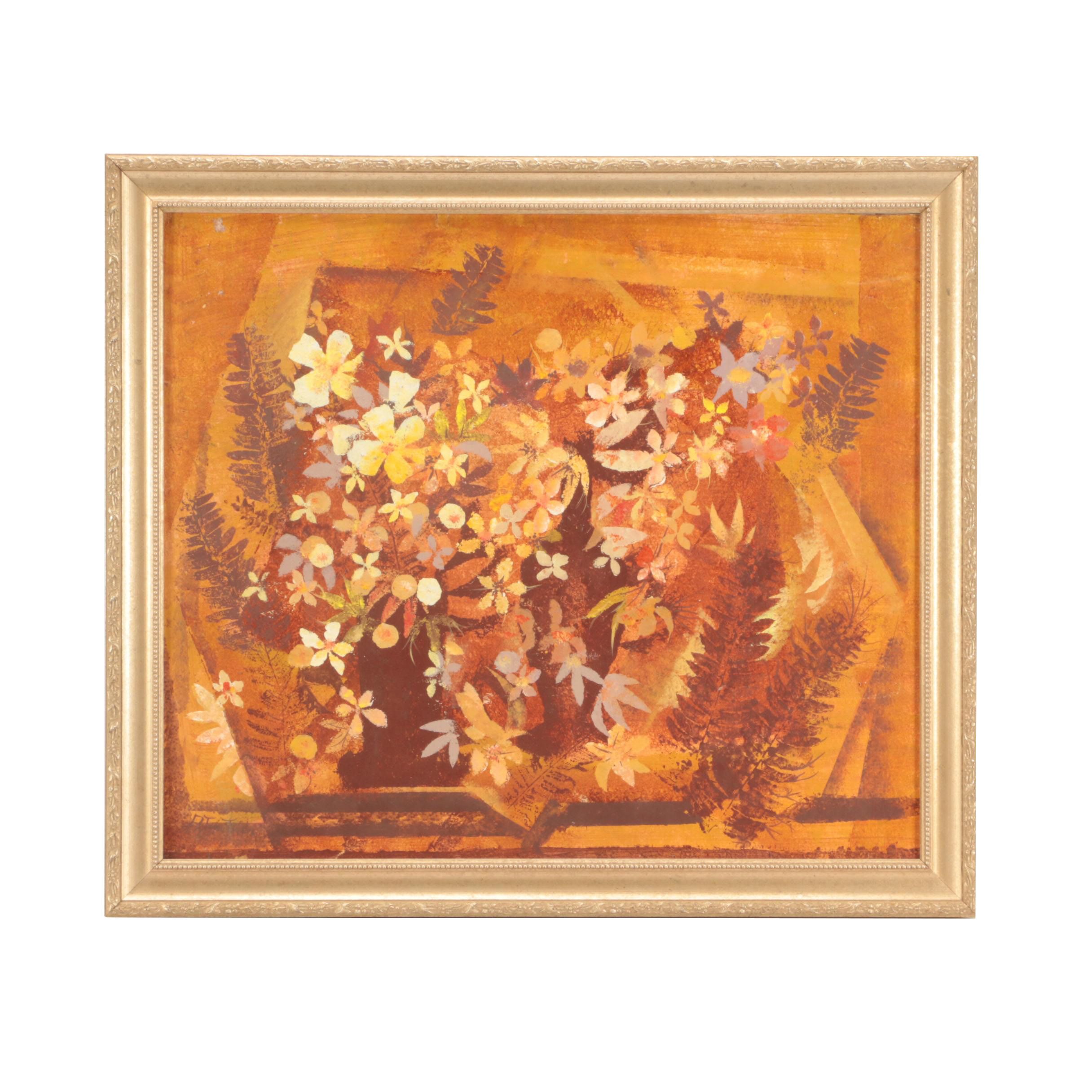 Ann Troutman Floral Oil Painting "Wild Flowers" | EBTH