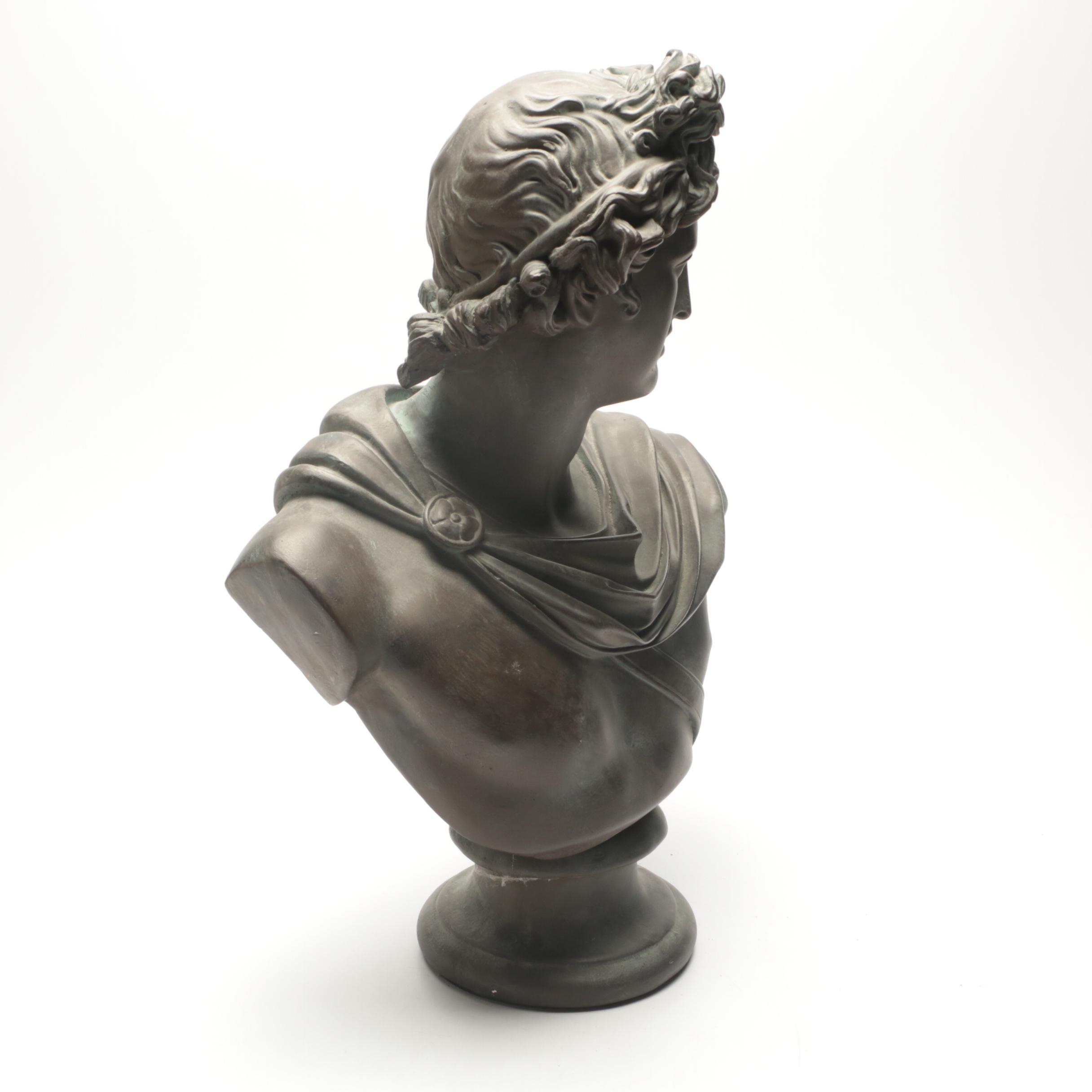 Large Contemporary Plaster Busts of Apollo and Aphrodite | EBTH