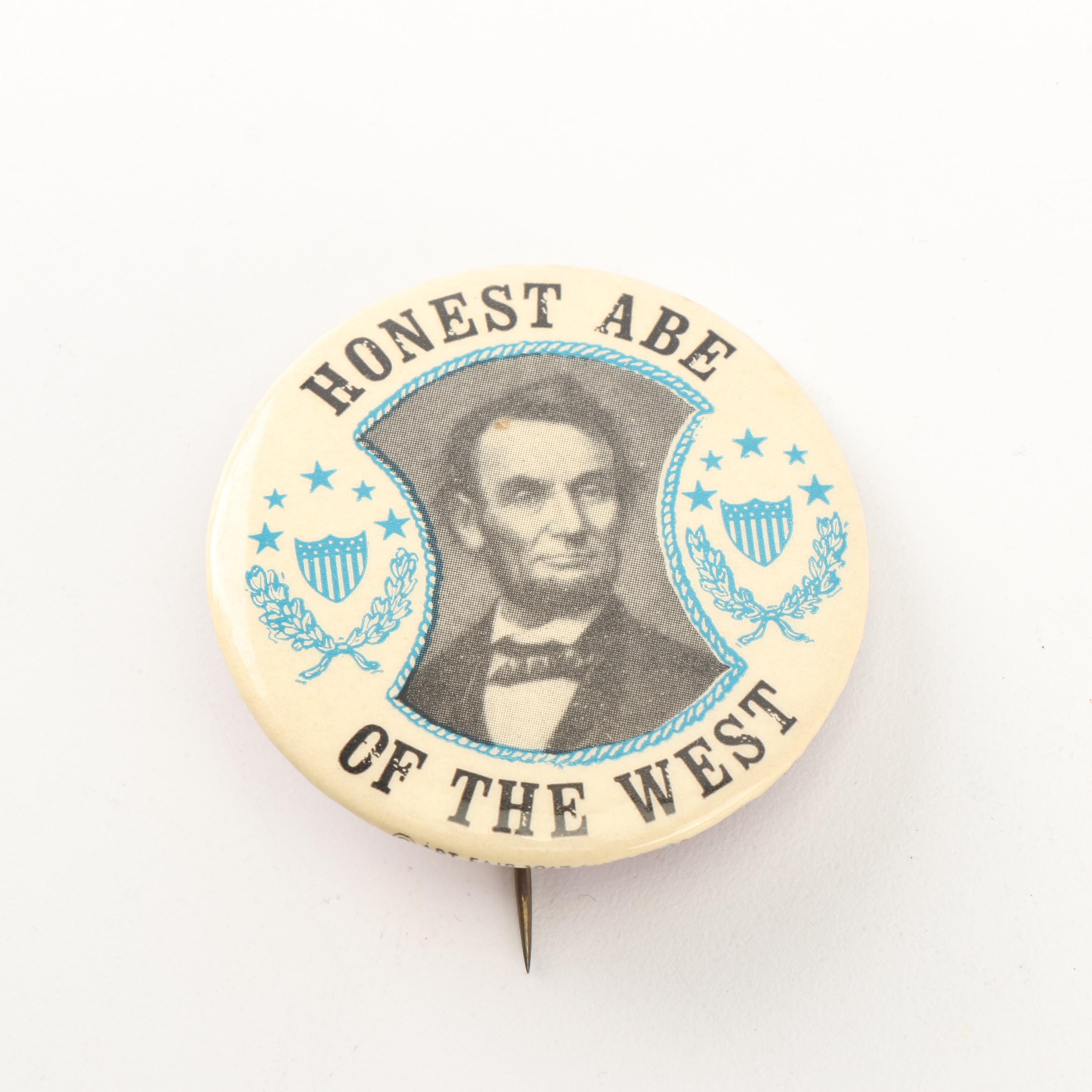1960s John F. Kennedy and Abraham Lincoln Political Buttons | EBTH