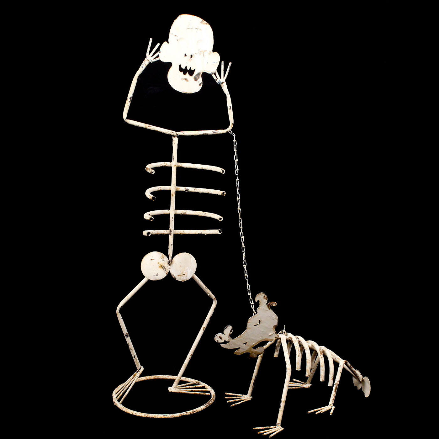 Metal Skeleton Walking Skeleton Dog | EBTH