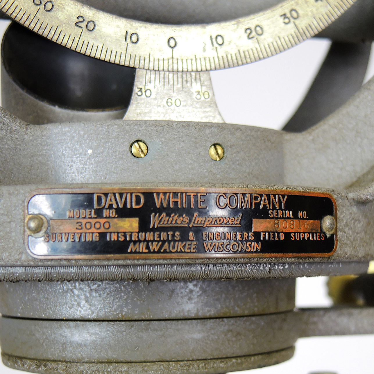 Surveyor's Transit By David White Company With Tripod | EBTH