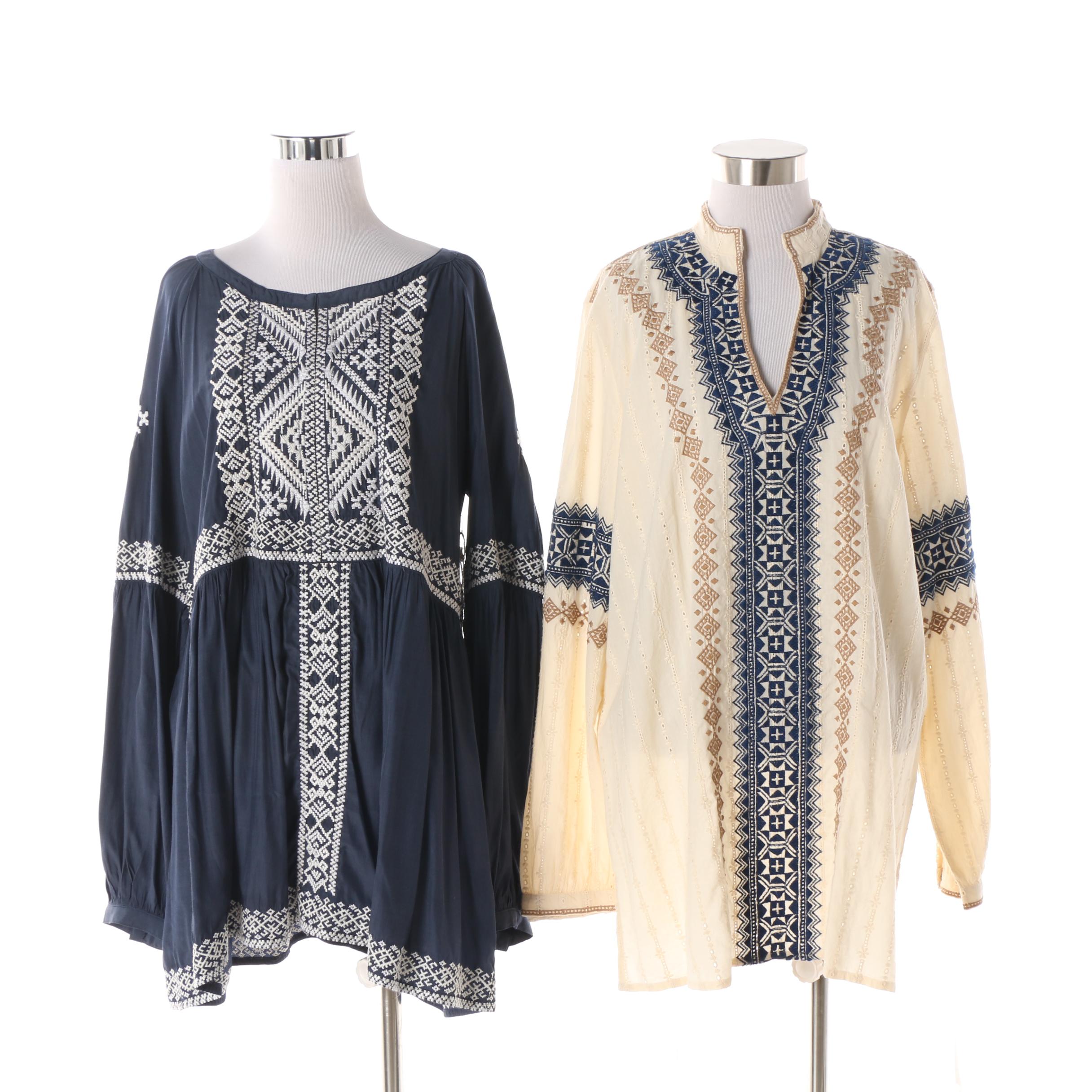 Women's Double D Ranch Embroidered Tops | EBTH