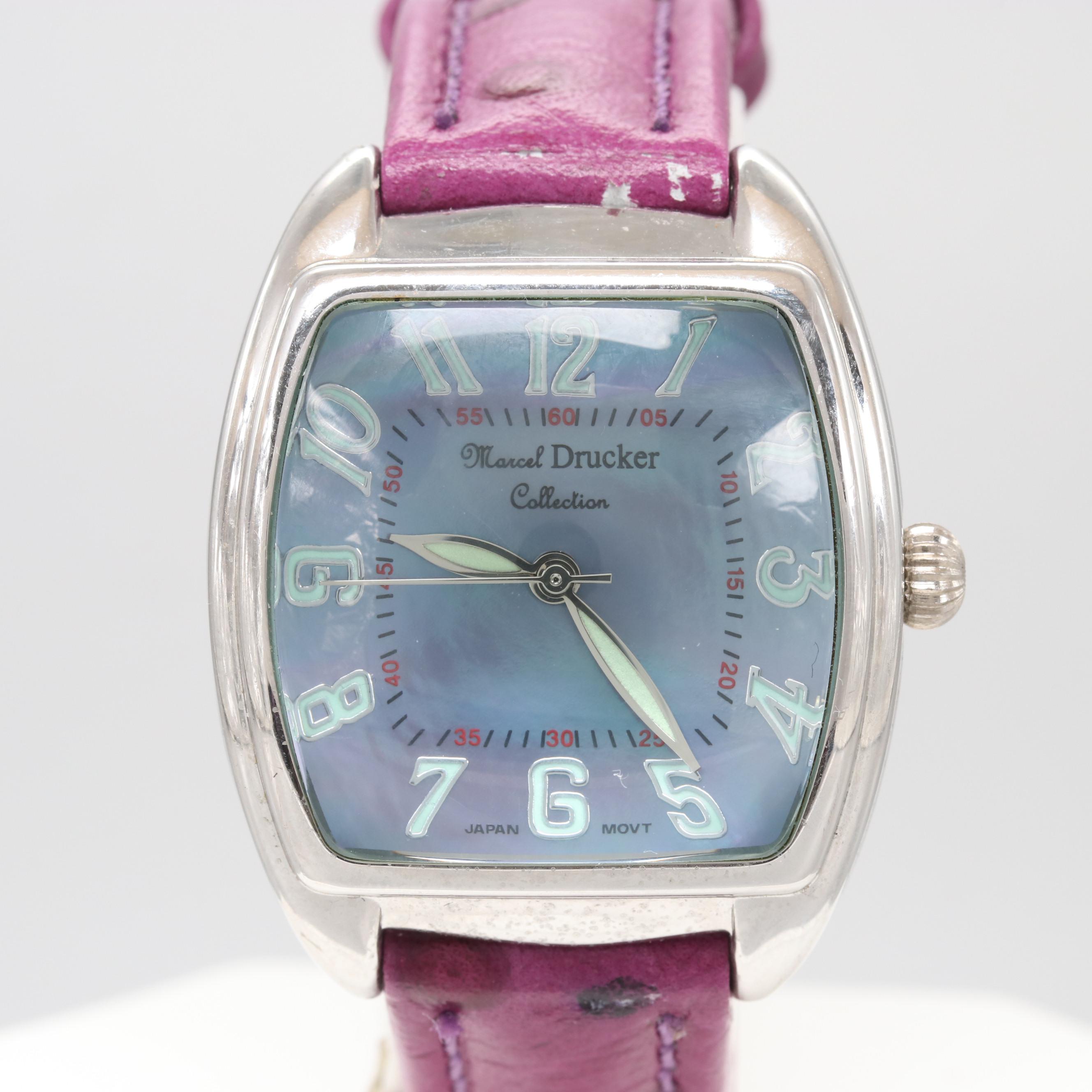 Marcel Drucker Collection Mother of Pearl Dial Quartz Wristwatch | EBTH