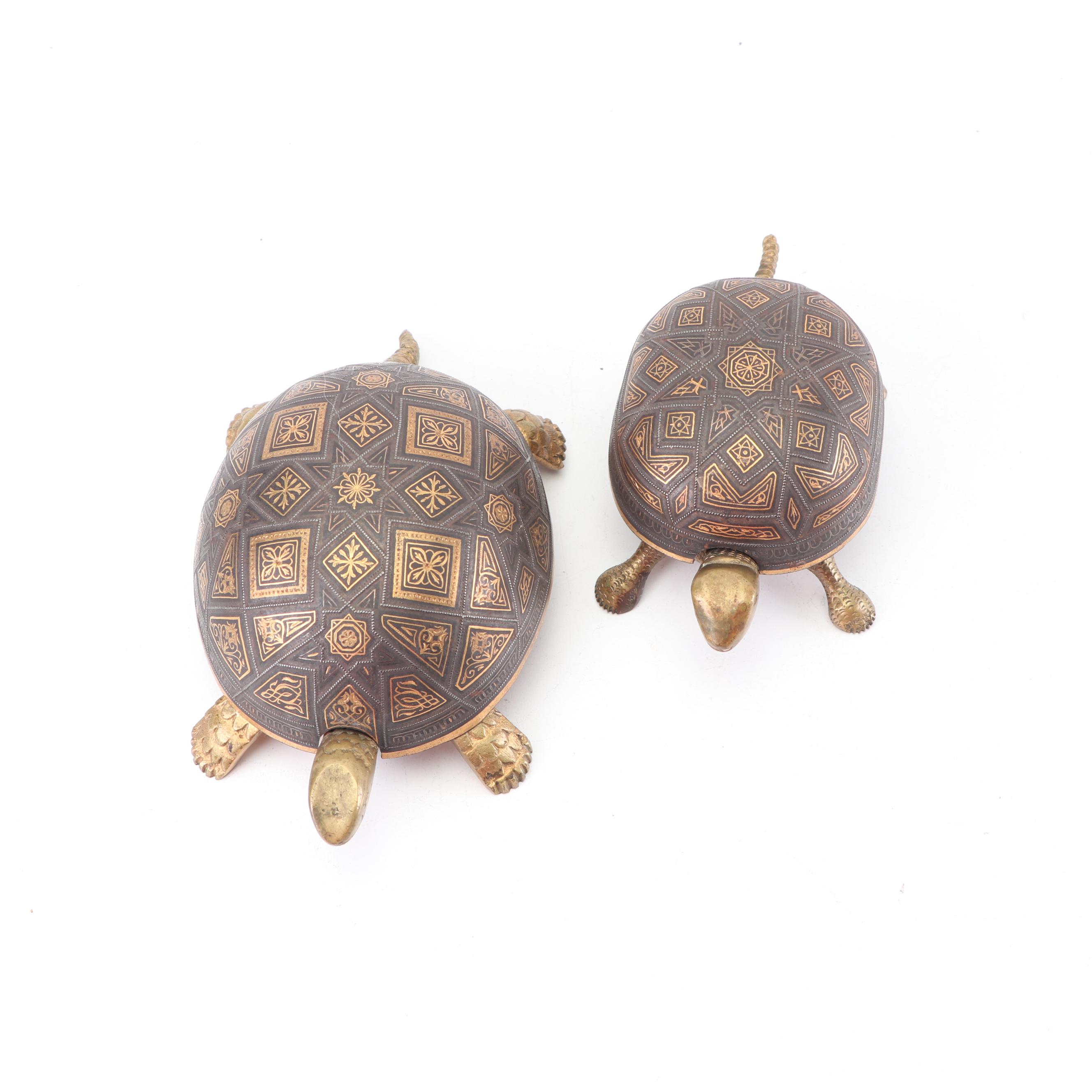 Vintage Damascene Turtle-Shaped Hotel Bells | EBTH