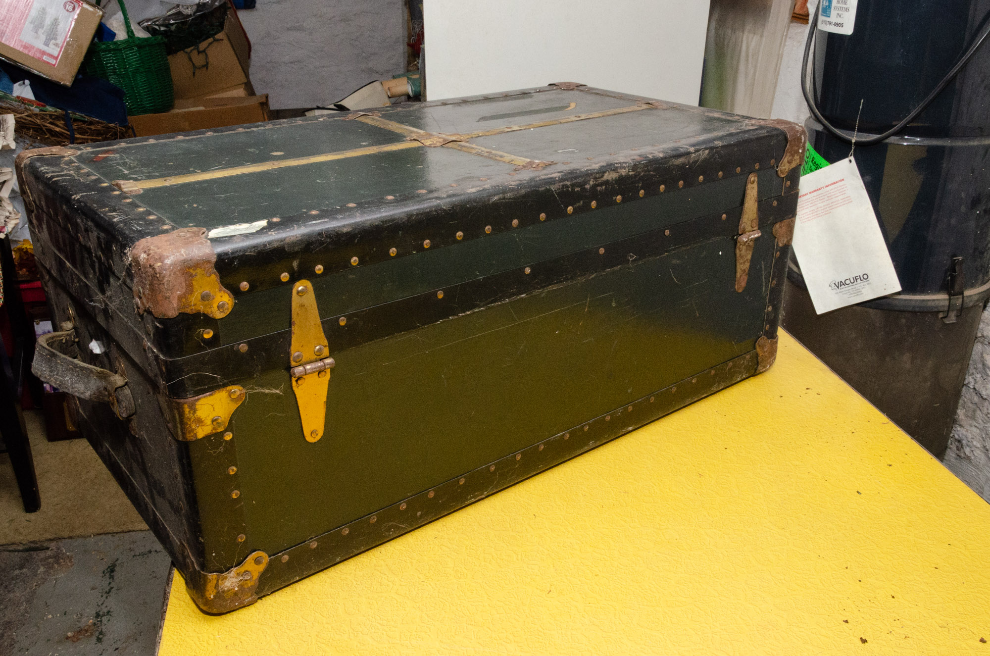 Vintage Foot Locker Chest, Circa 1940s | EBTH