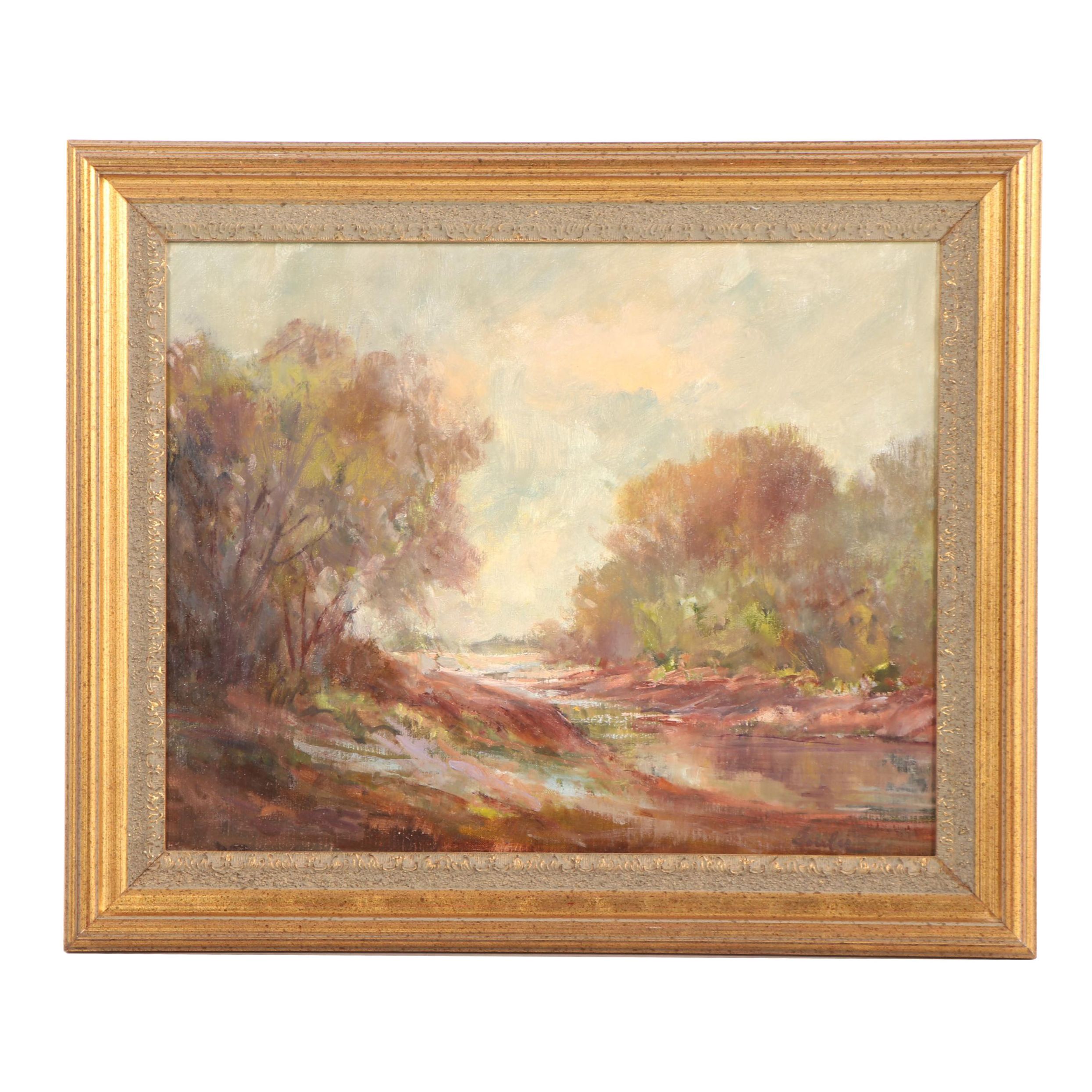 Gordon Fowler Landscape Oil Painting | EBTH