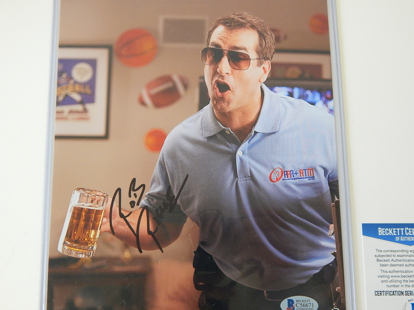 Rob Riggle Actor Signed Photograph Beckett Authenticated with COA | EBTH
