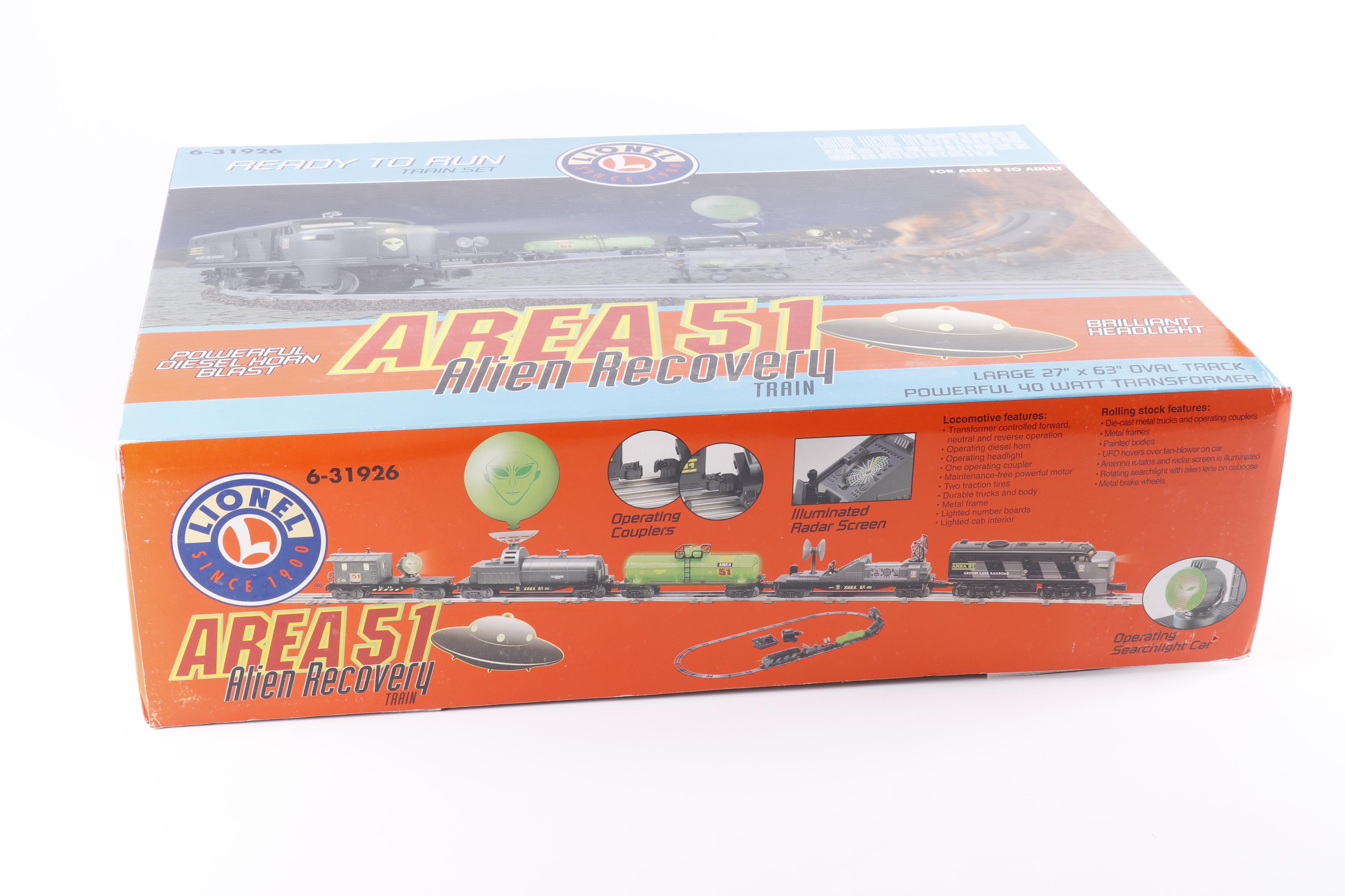 Lionel Area 51 Alien Recovery Train Set | EBTH