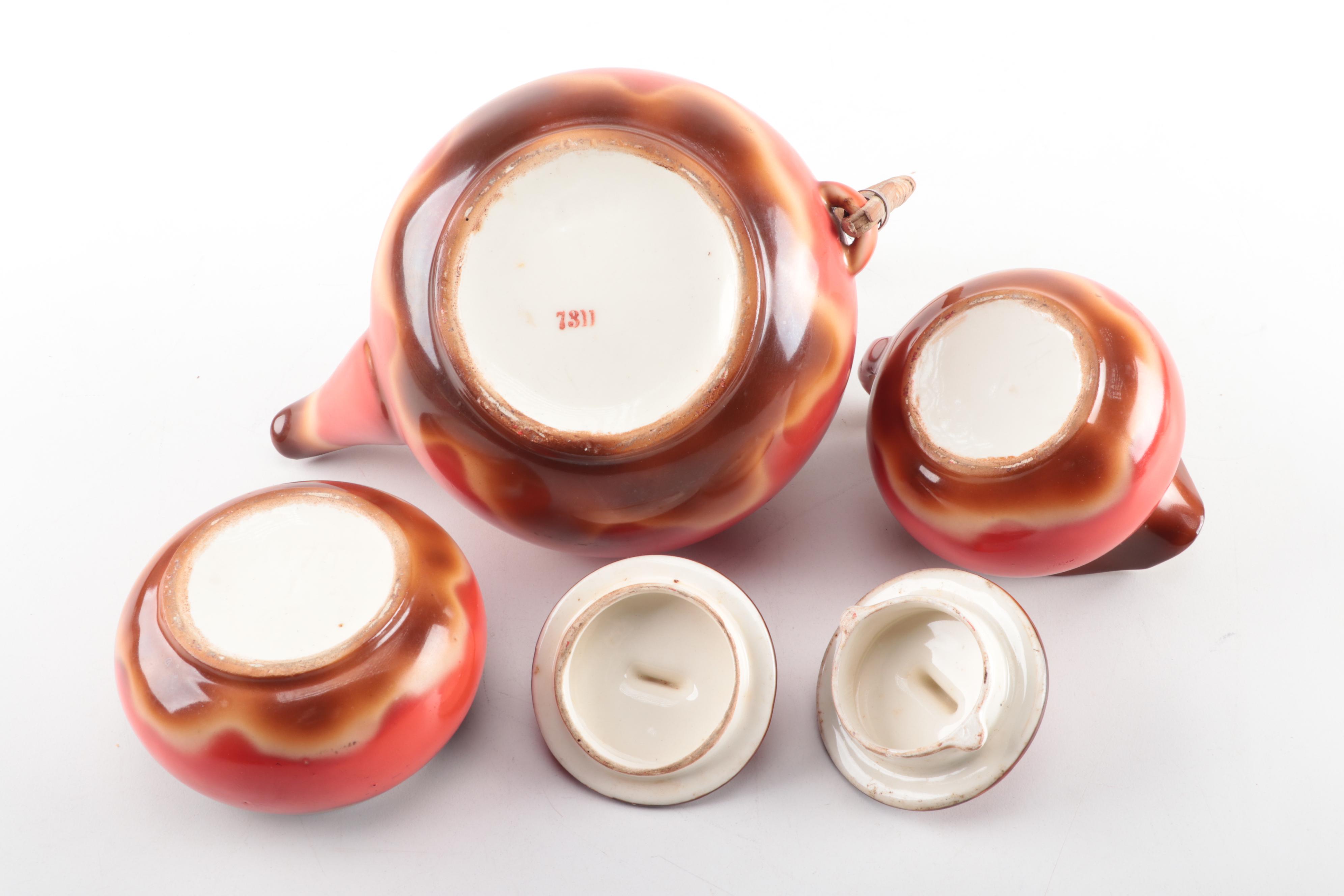 Mid Century European Ceramic Tea Set | EBTH