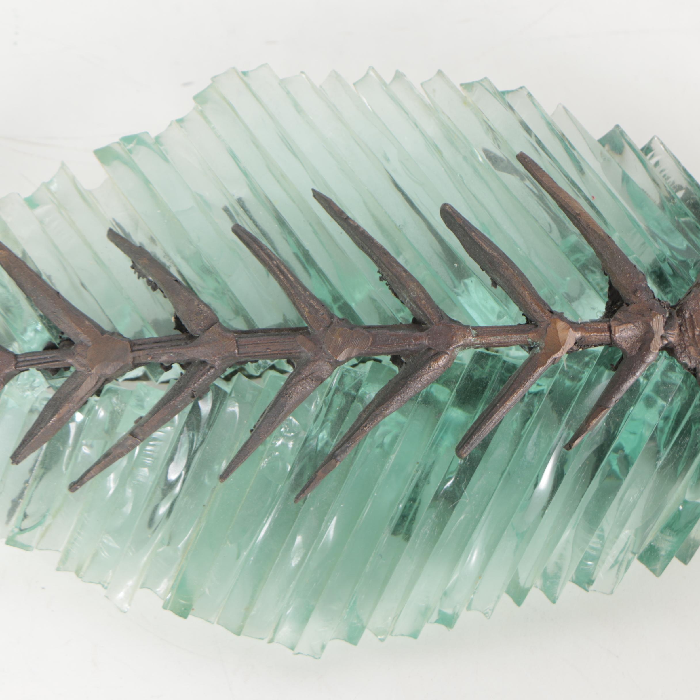 Yorgos Kypris Cast Bronze and Tinted Glass Sculpture "Ice Box" | EBTH