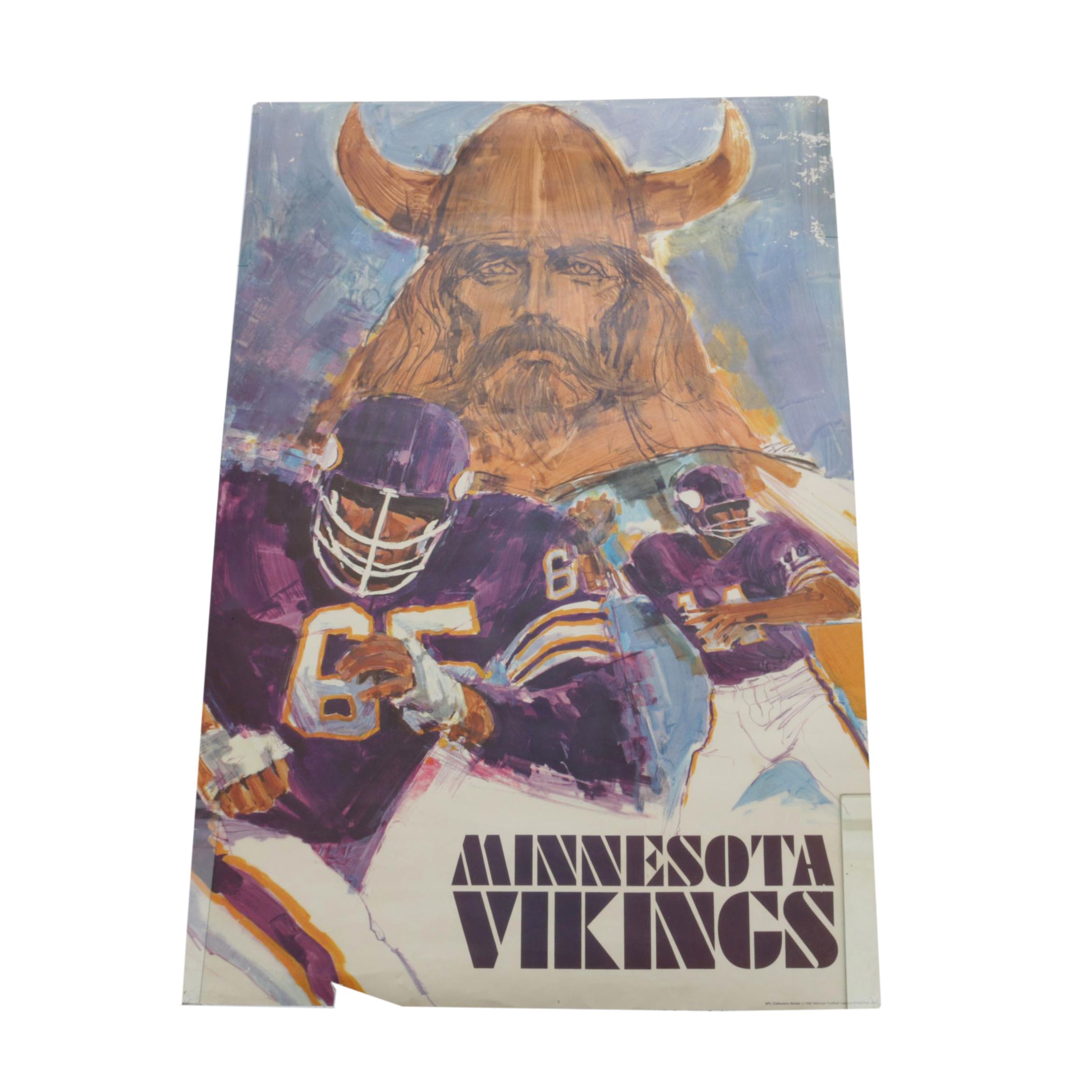 1968 Minnesota Vikings NFL Hoyle Theme Poster | EBTH