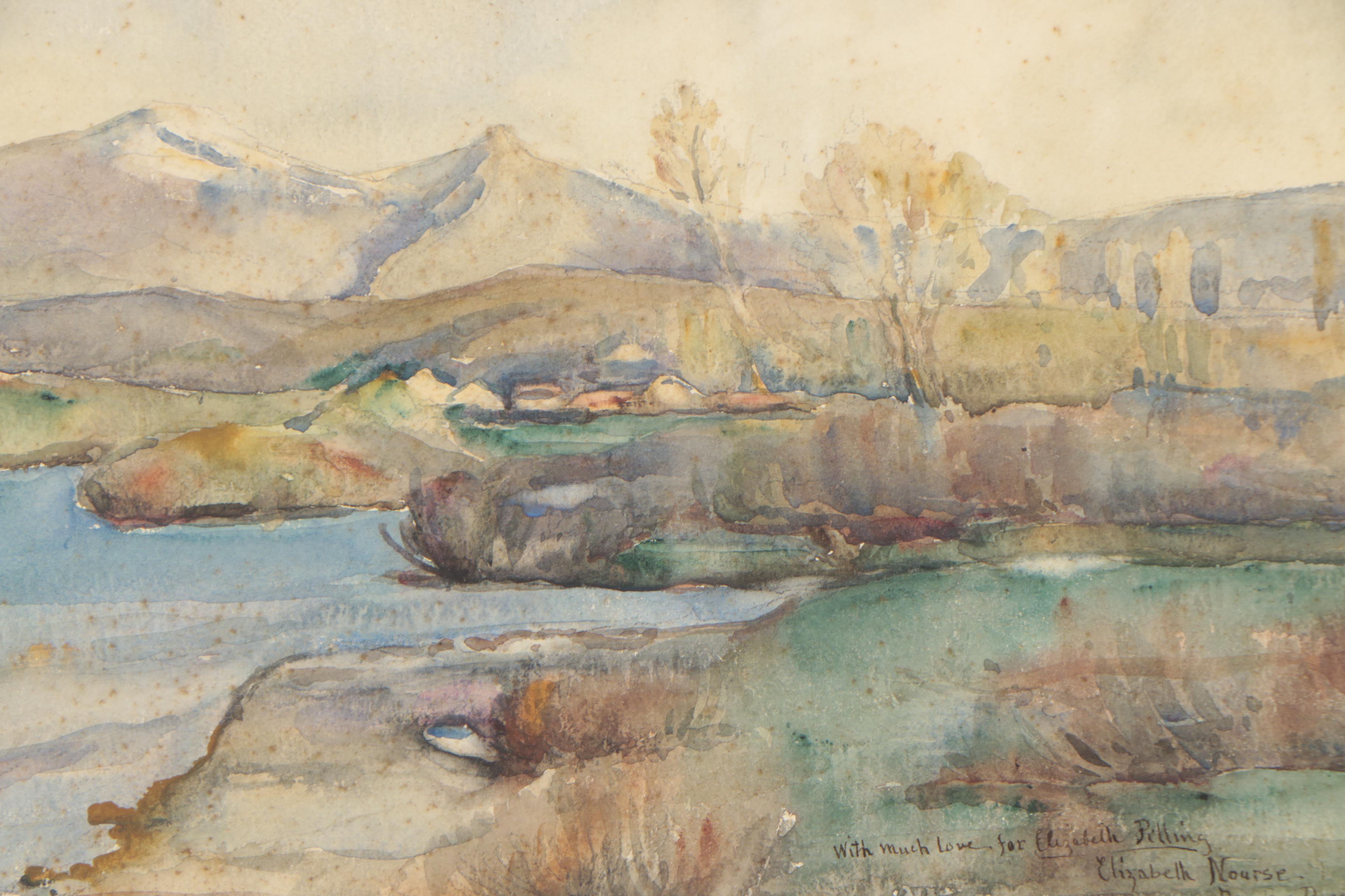 Elizabeth Nourse Watercolor Painting | EBTH