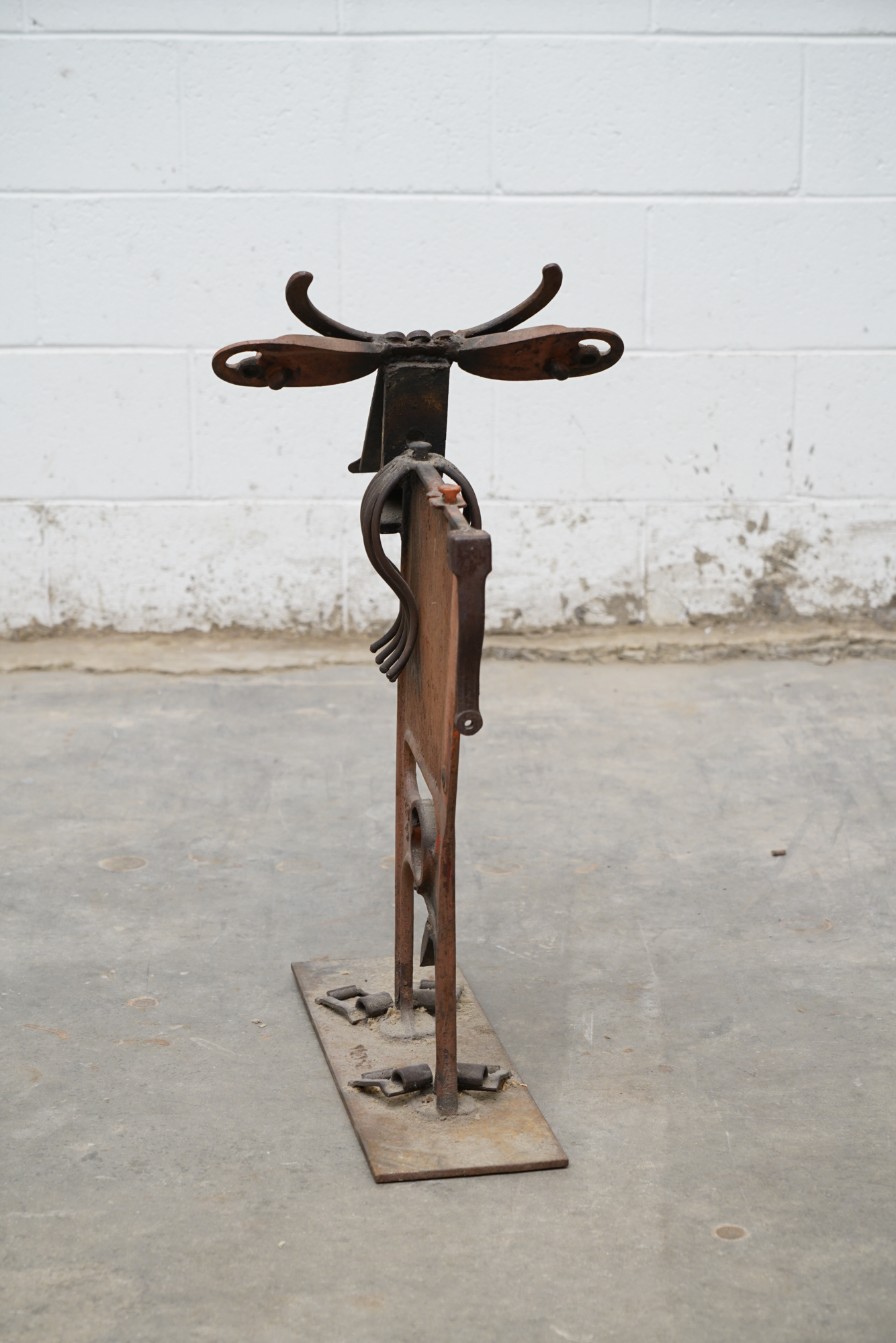 Bill Heise Welded Metal Cow Sculpture | EBTH