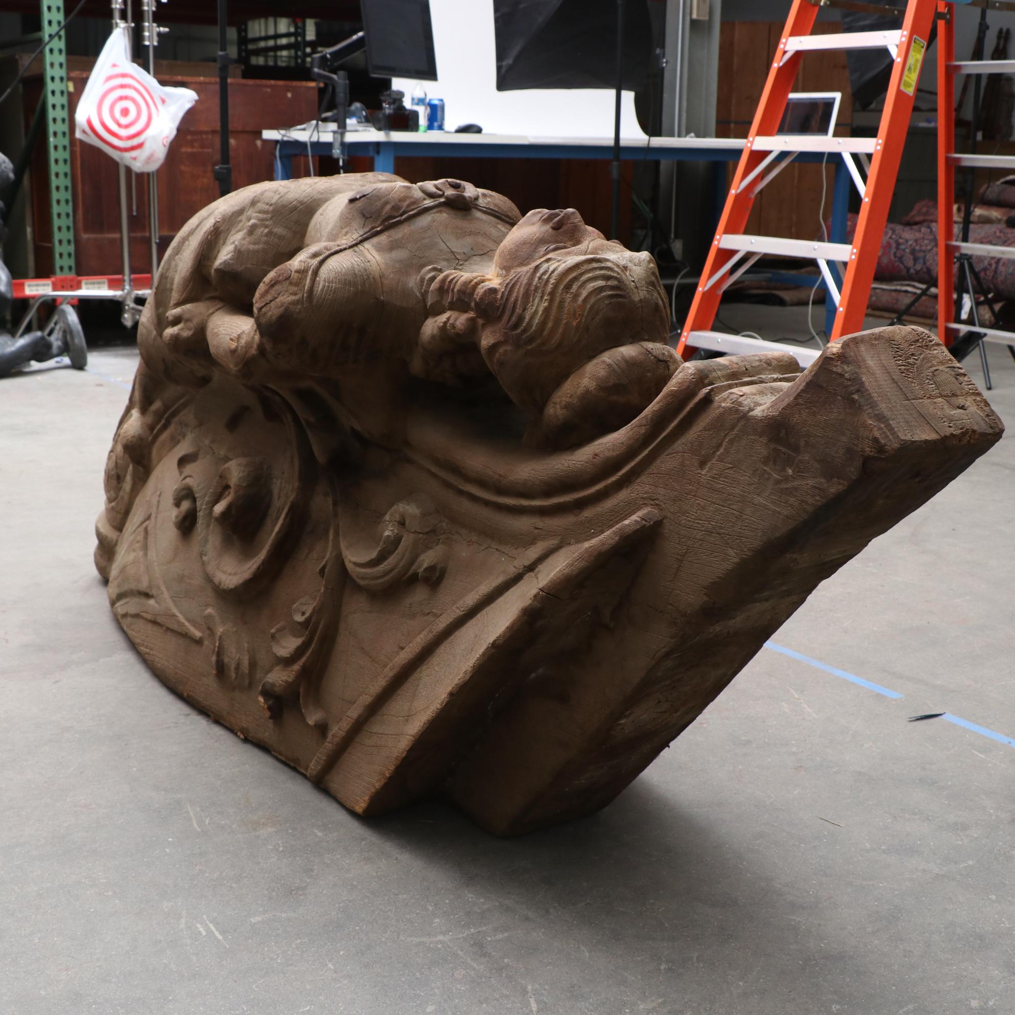 Carved Wooden Ship's Figurehead | EBTH