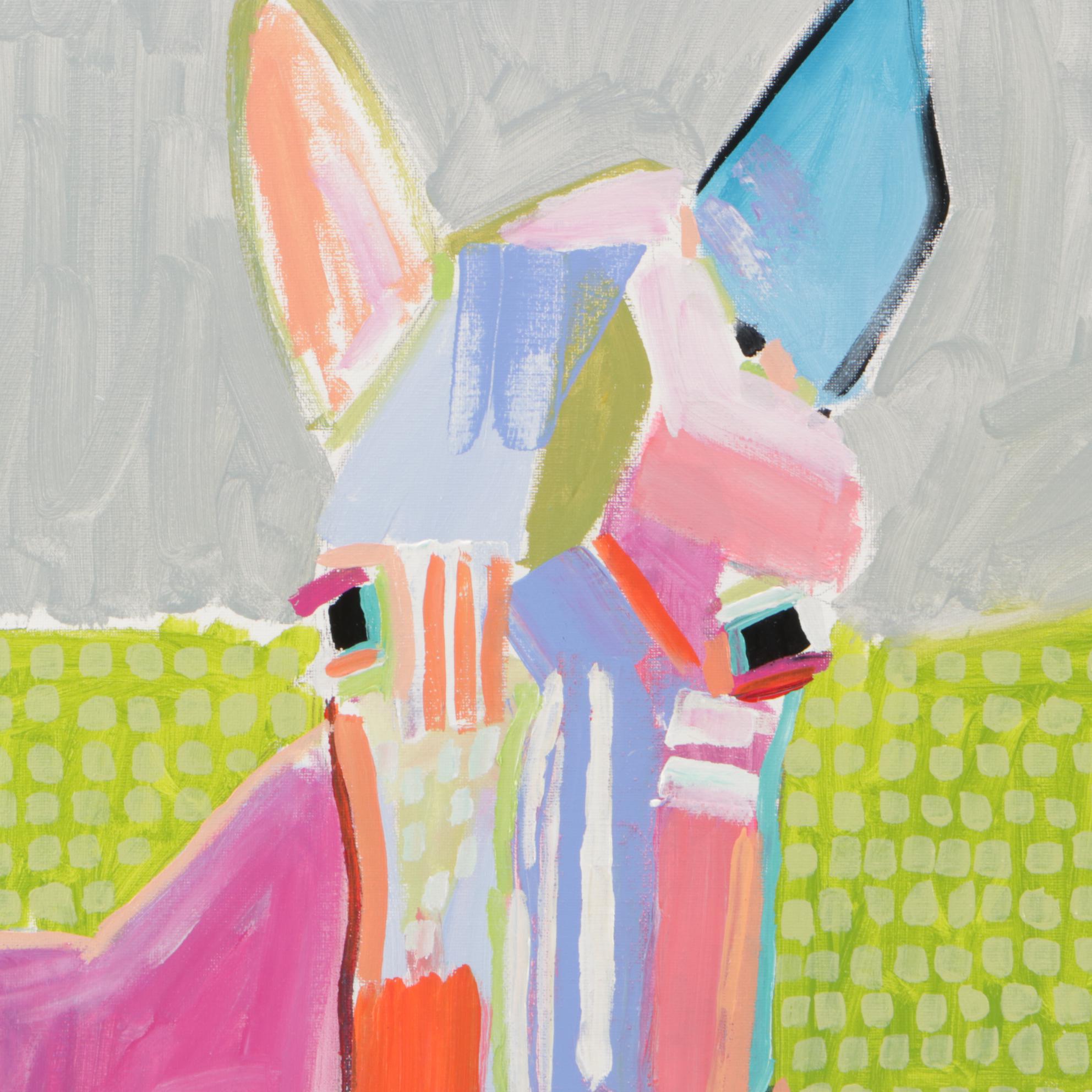 Kait Roberts Contemporary Acrylic Painting "Darlin'" | EBTH