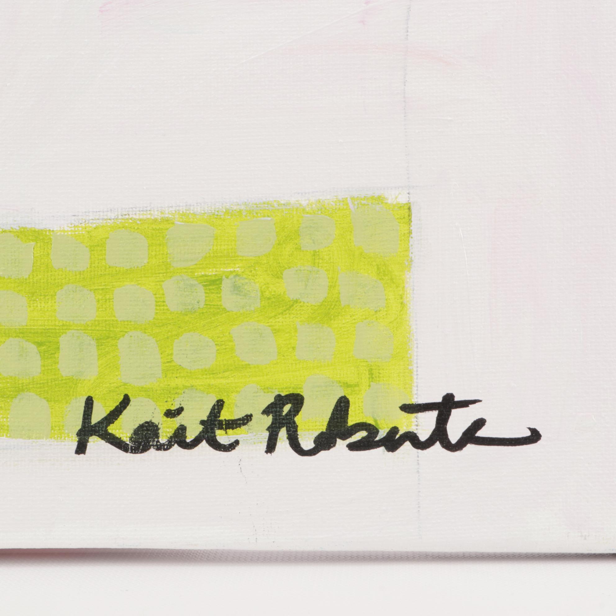 Kait Roberts Contemporary Acrylic Painting "Darlin'" | EBTH