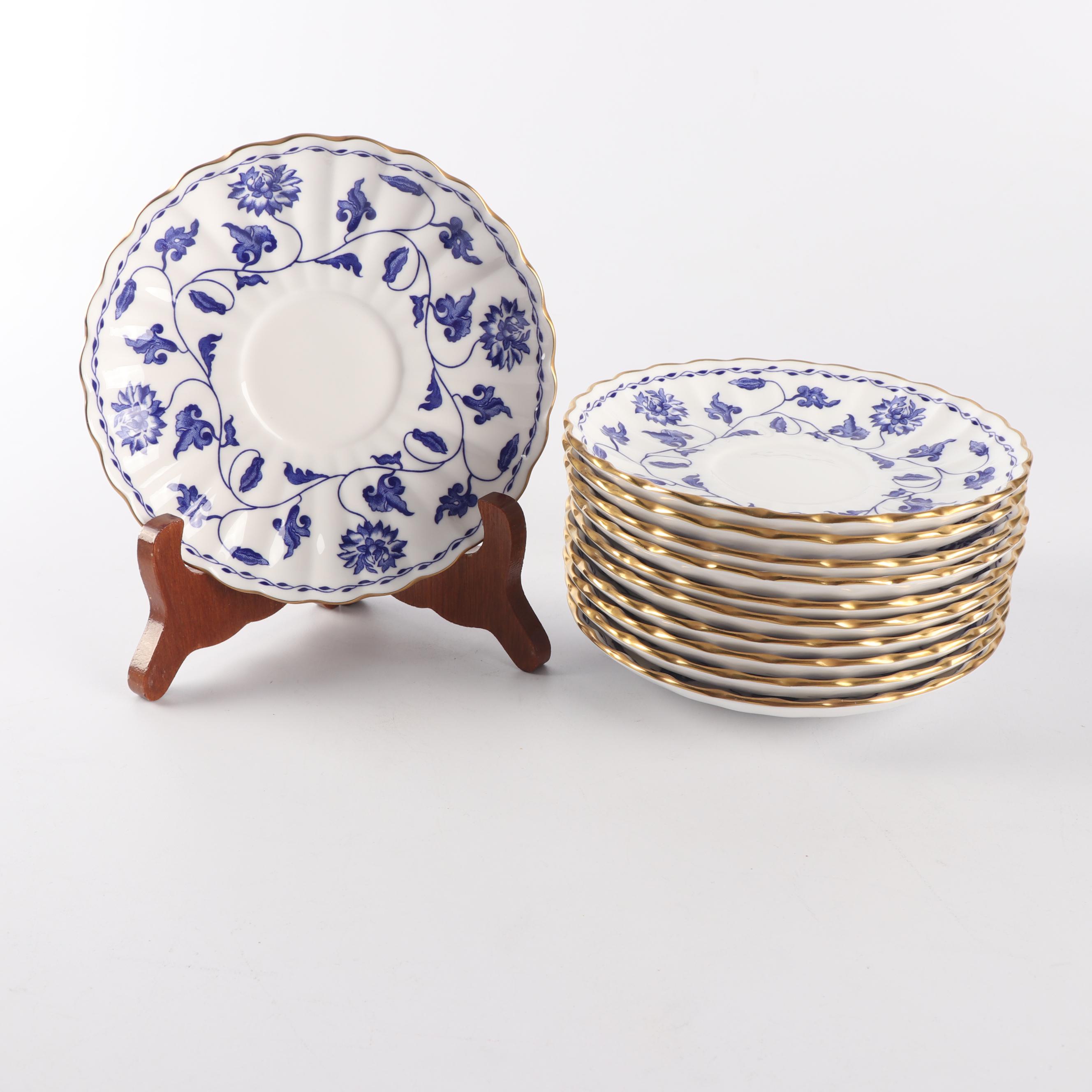 Spode Porcelain "Colonel-Blue" Part Tea Service | EBTH