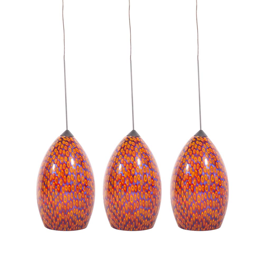Encompass Lighting Art Glass Pendant Chandelier | EBTH